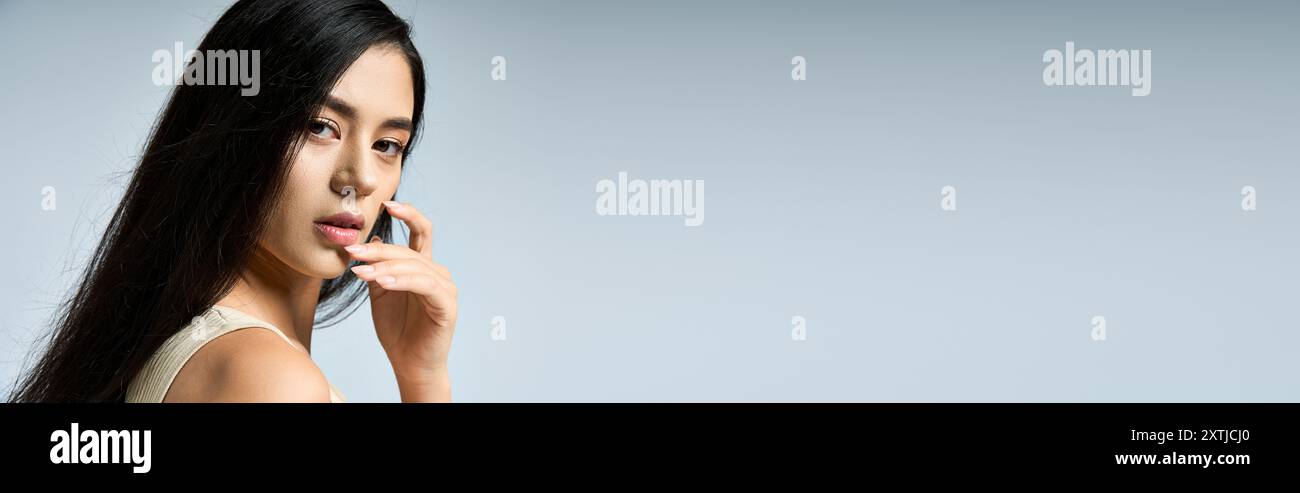 Pale face headshot hi-res stock photography and images - Alamy