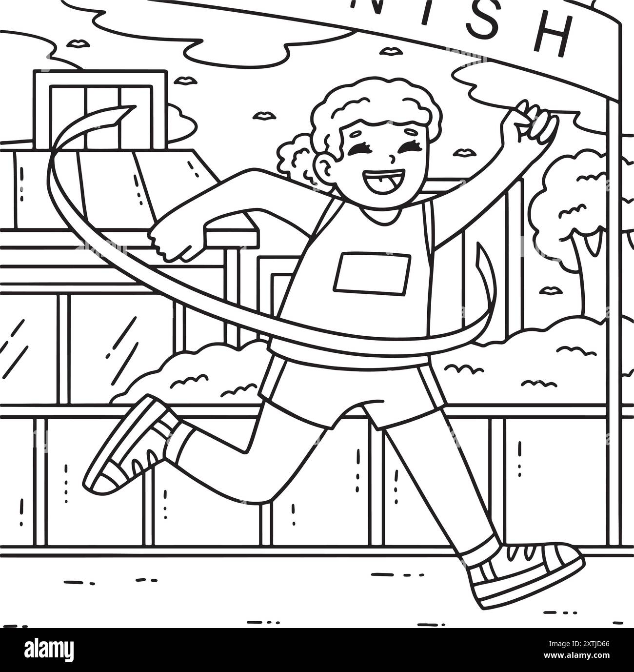 Female finish Black and White Stock Photos & Images - Alamy