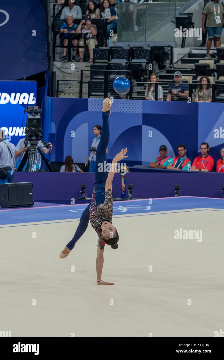 Paris, France - 08 08 2024: Olympic Games Paris 2024. View of wommen's ...