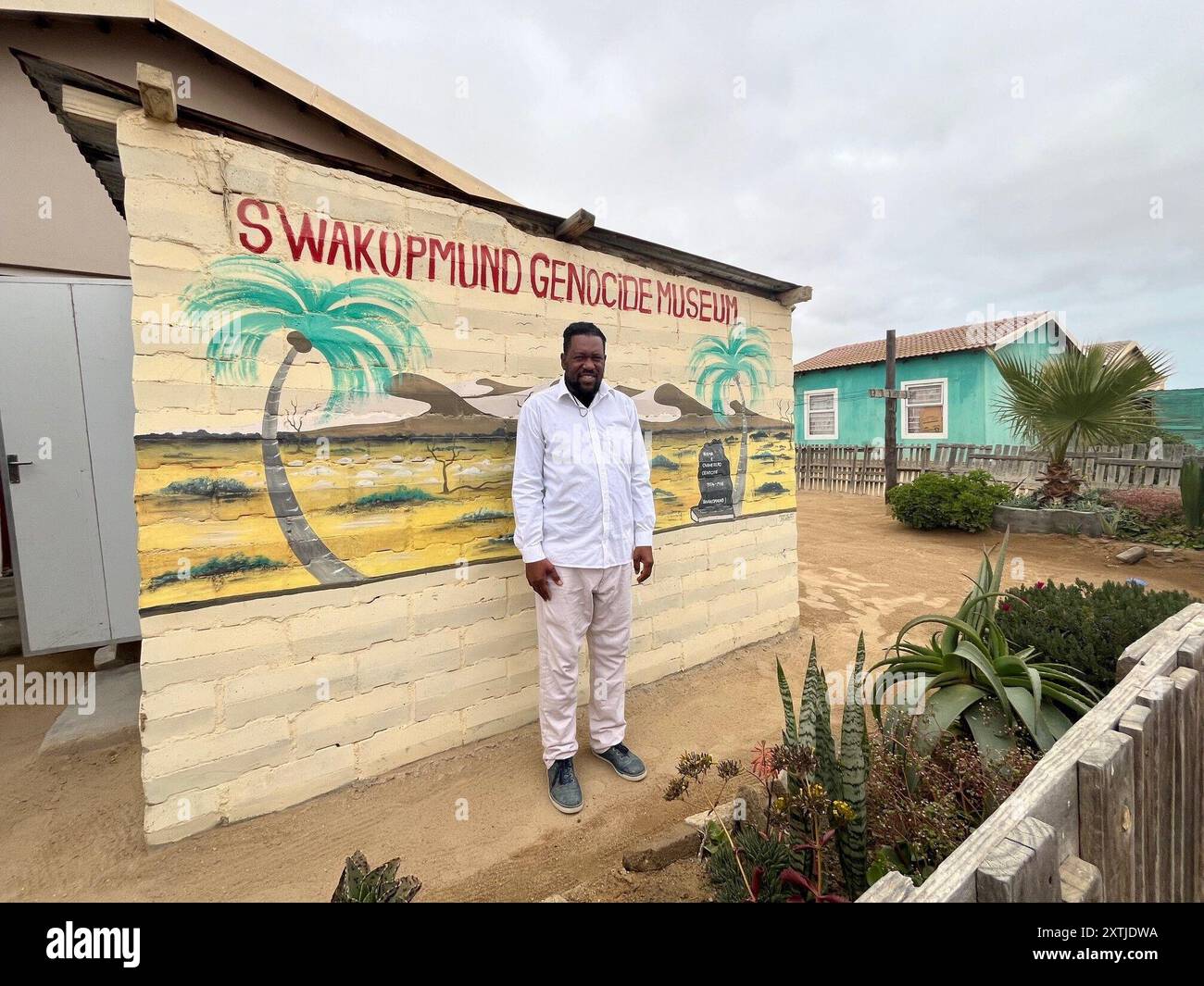Swakopmund, Namibia. 04th Aug, 2024. Activist Laidlaw Peringanda (49 ...