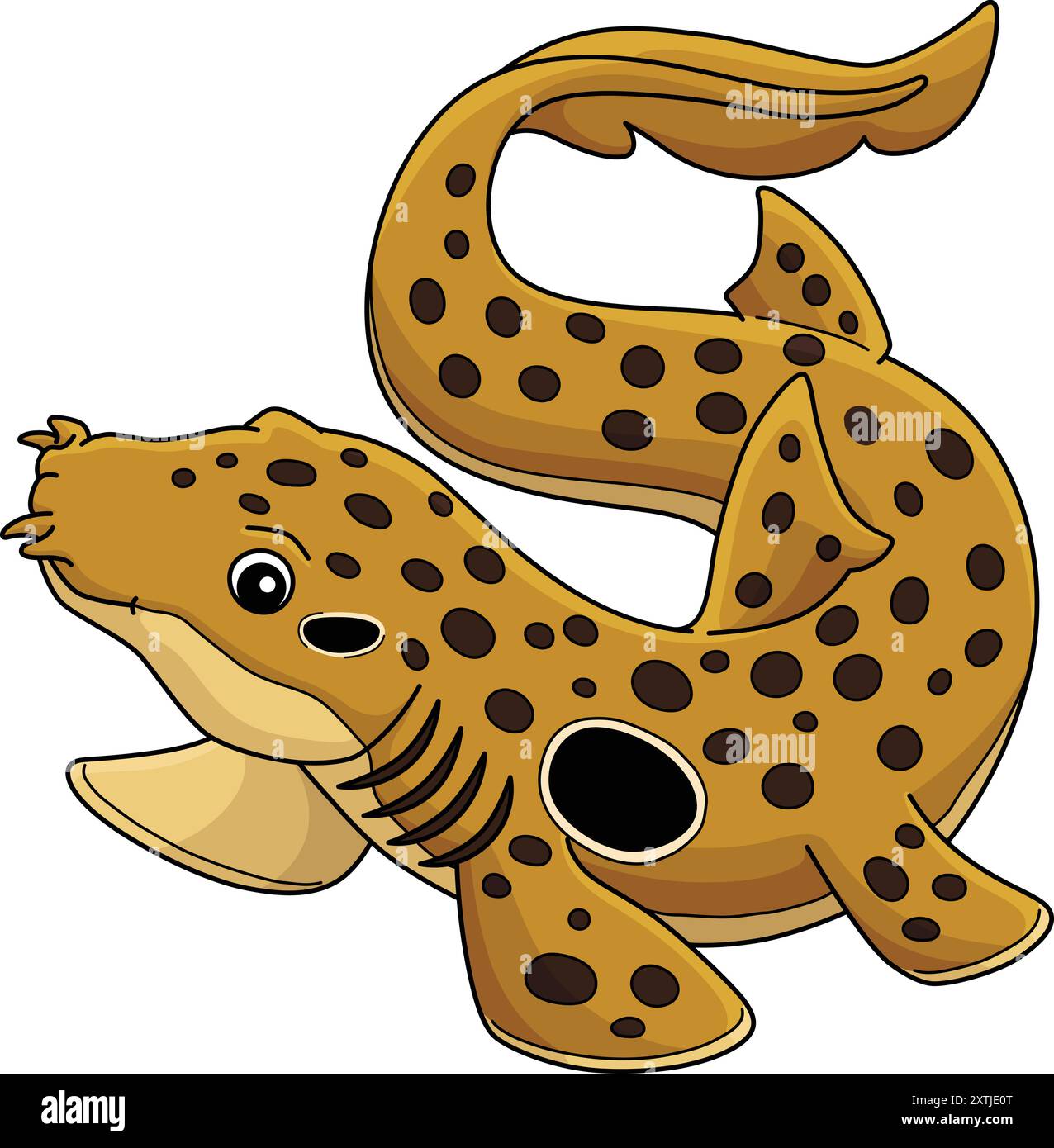 Epaulette Shark Cartoon Colored Clipart Stock Vector Image & Art - Alamy