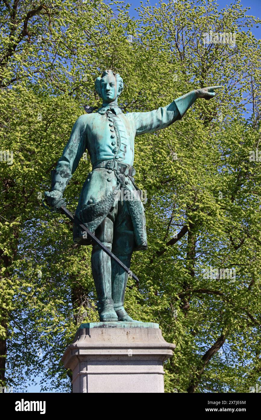 Statue of King Karl XII, Stockholm Stock Photo - Alamy