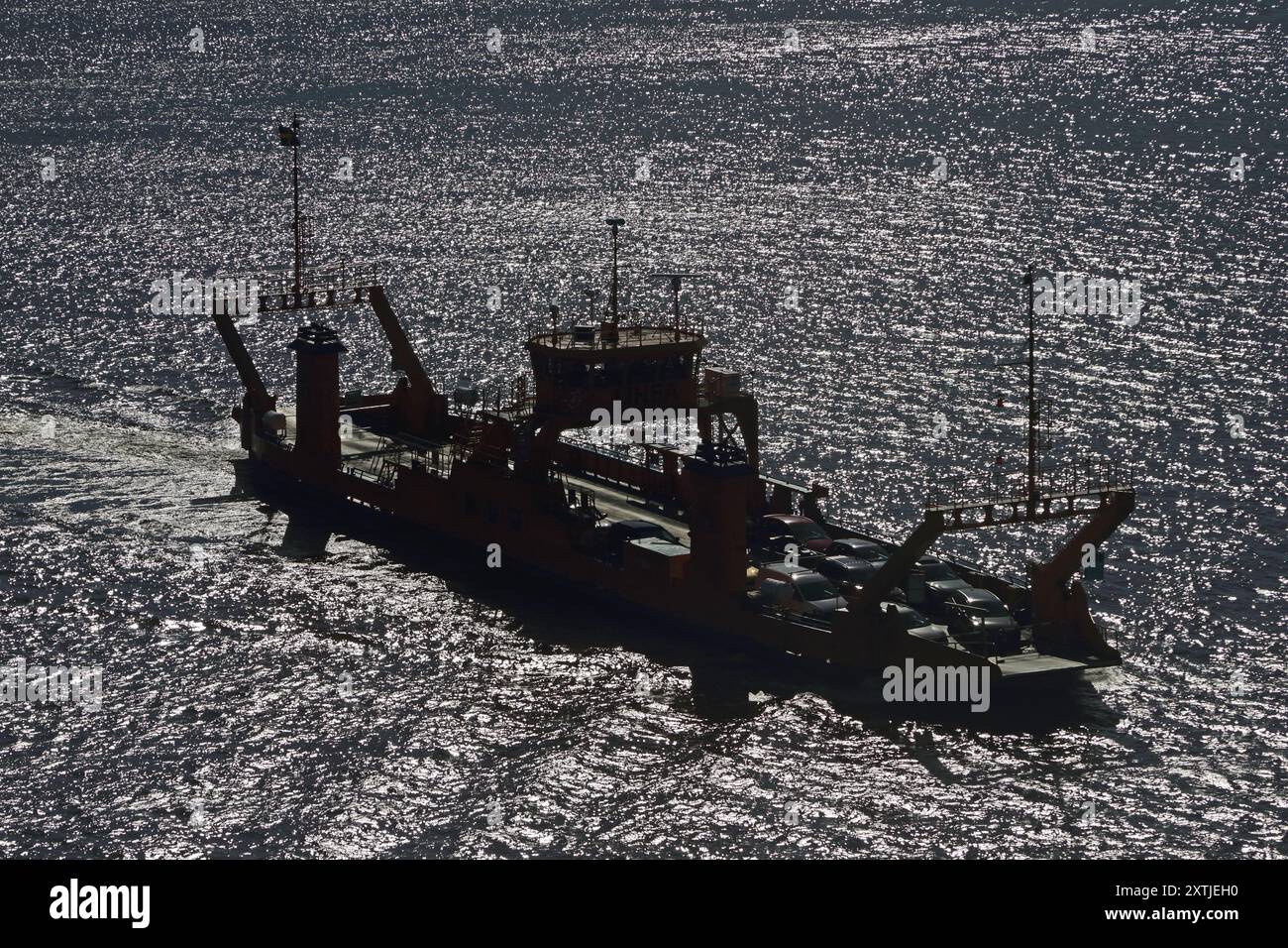 Small car ferry operating between Stockholm and islands in the ...