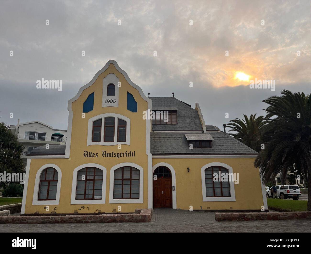 Swakopmund, Namibia. 03rd Aug, 2024. The Old District Court is one of ...