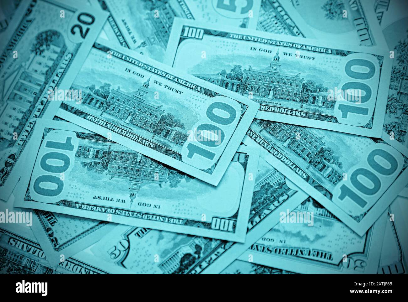 Money background with American Dollars Stock Photo - Alamy