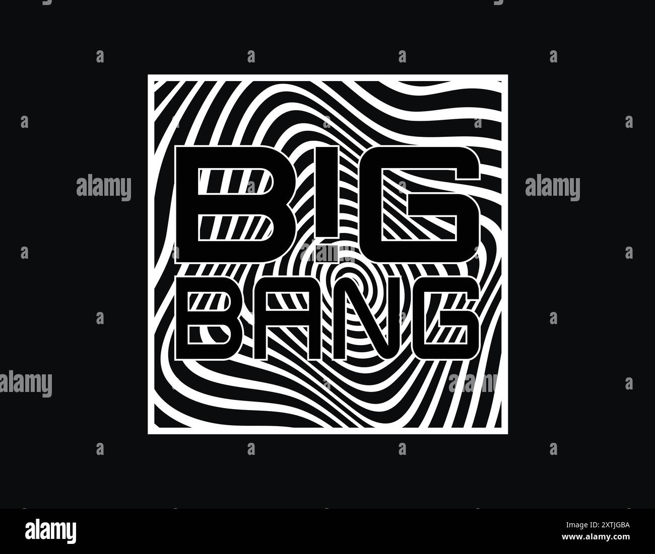 Big Bang concept t shirt design, urban streetwear design for t shirt ...