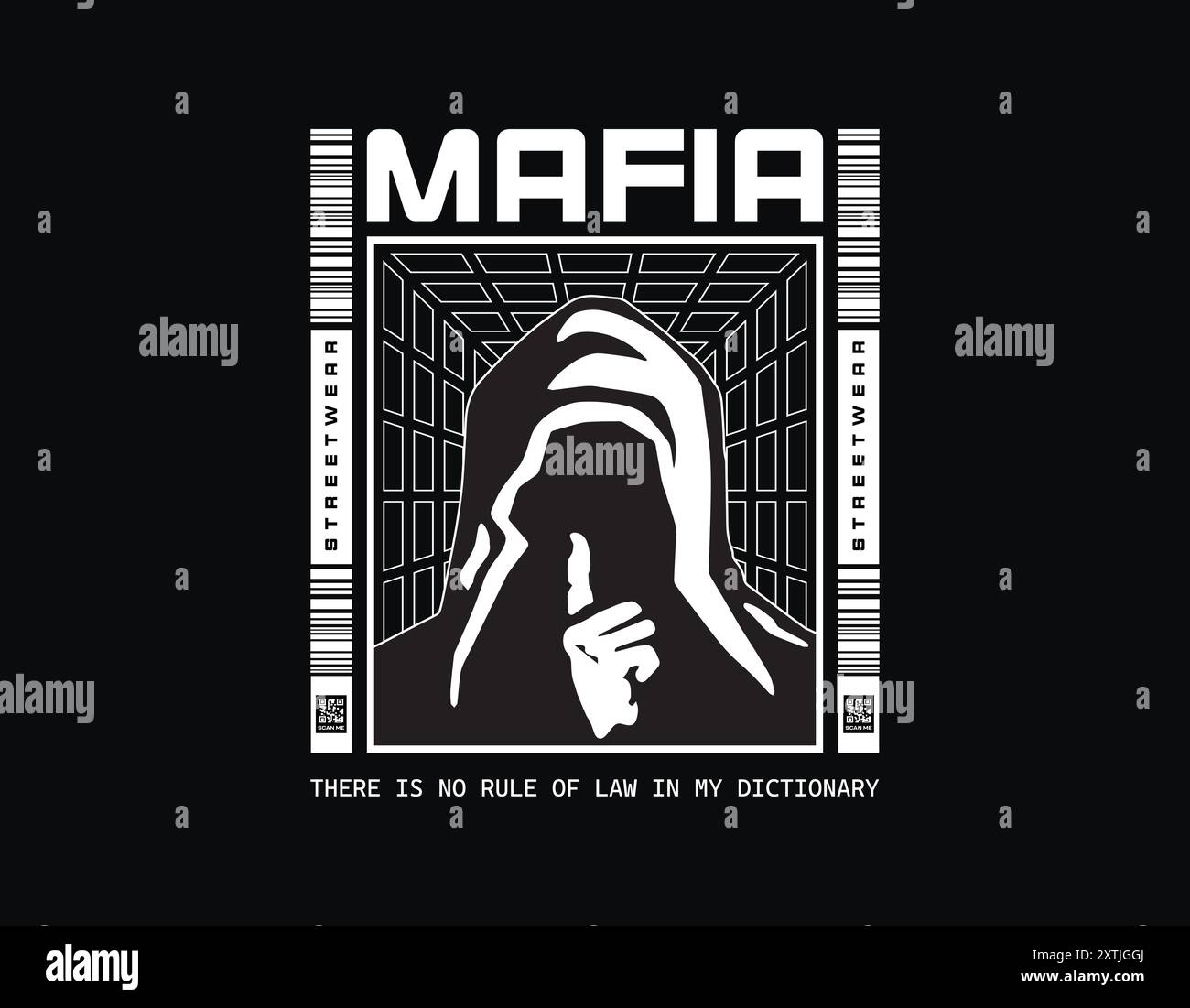 mafia themed t shirt design, modern streetwear illustrations for t ...