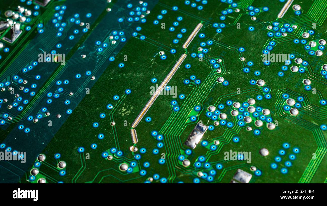 Abstract digital circuitry banner hi-res stock photography and images ...