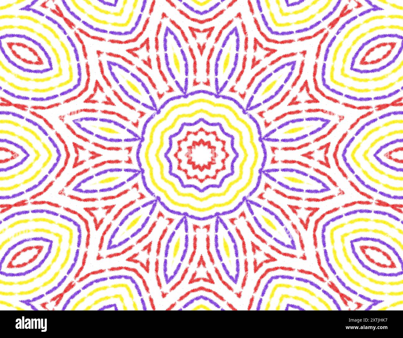 White background with abstract concentric color pattern Stock Photo - Alamy