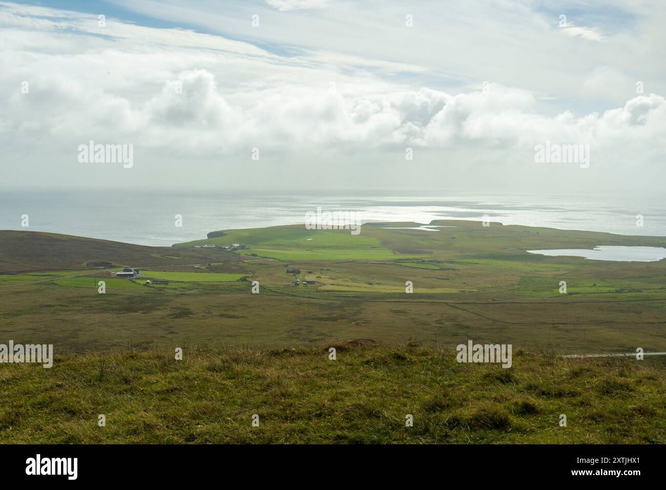 Levenwick village, Shetland—peaceful coastal community with traditional ...