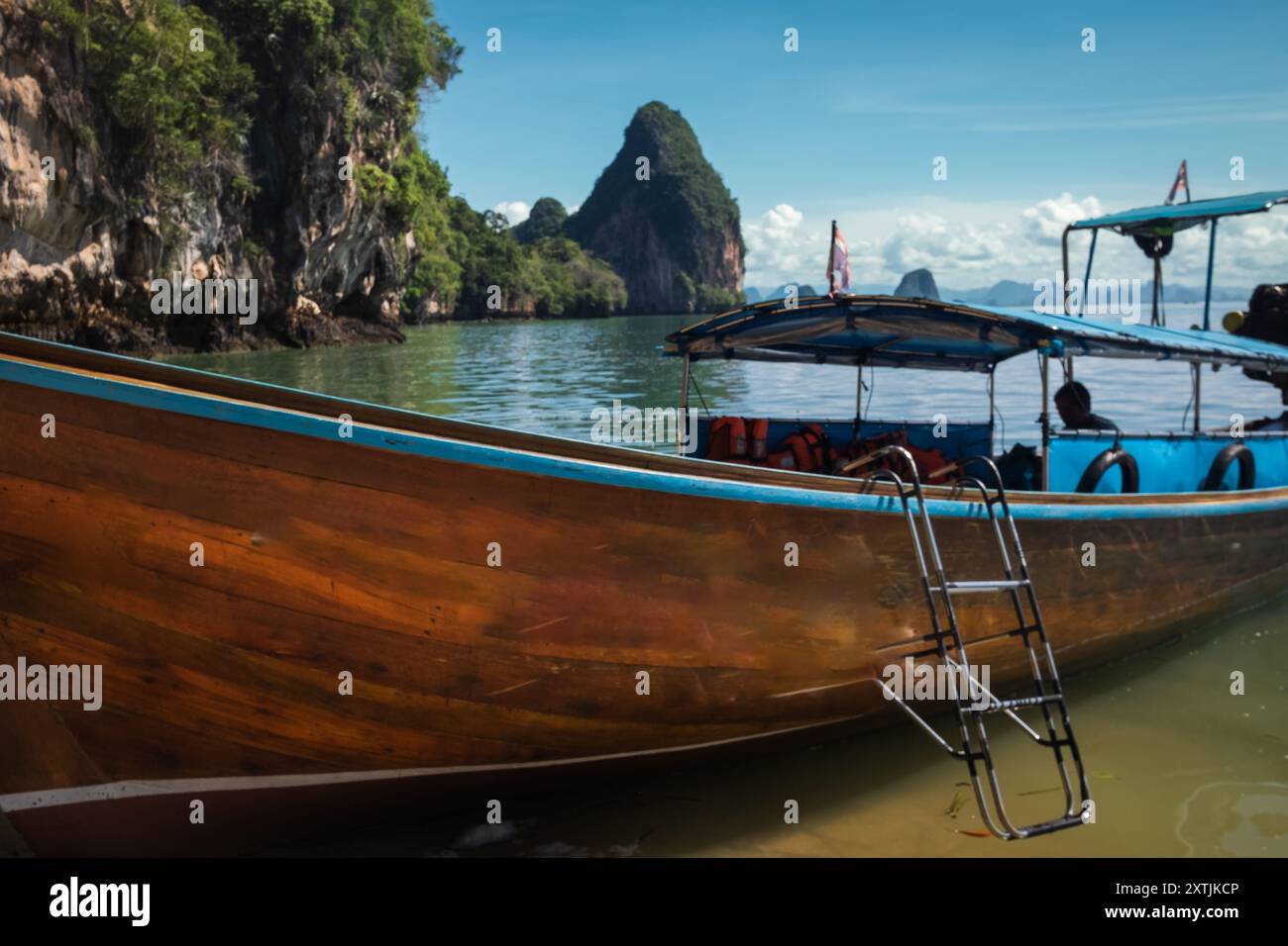 Long boat on thailand island hi-res stock photography and images - Alamy