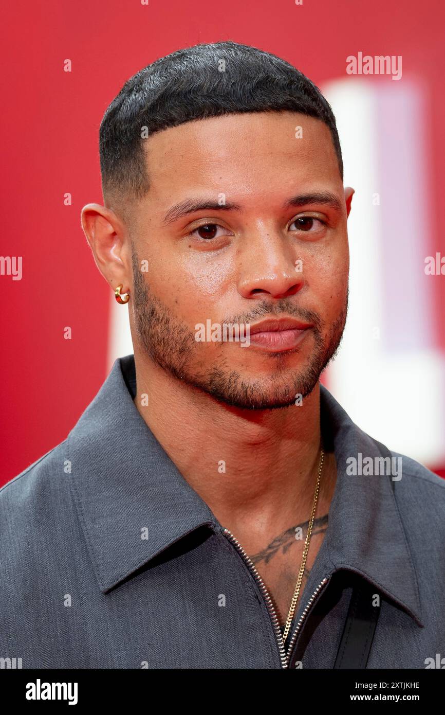 Cordell McLean poses for photographers upon arrival at the UK Gala ...