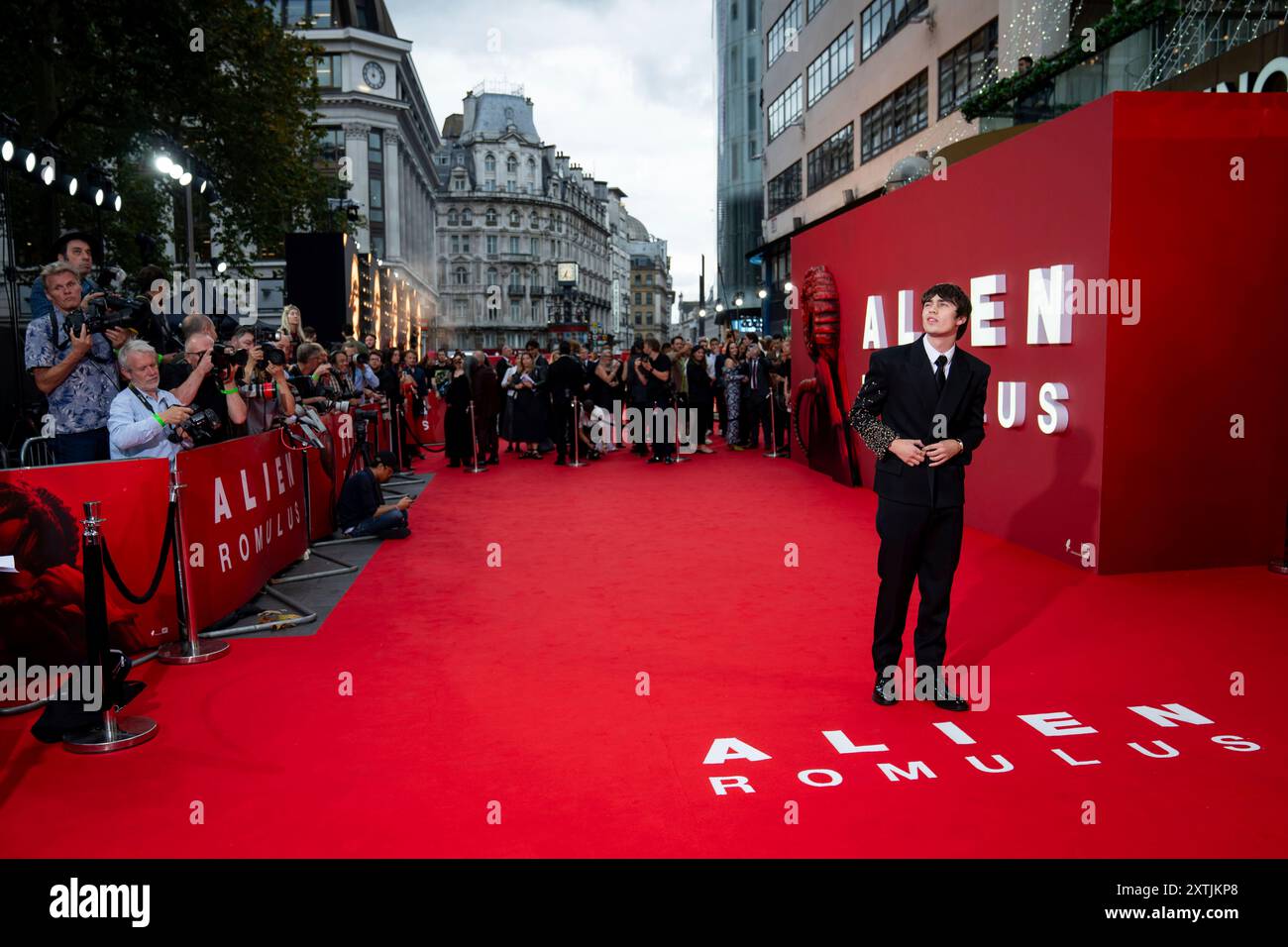 Spike Fearn poses for photographers upon arrival at the UK Gala ...