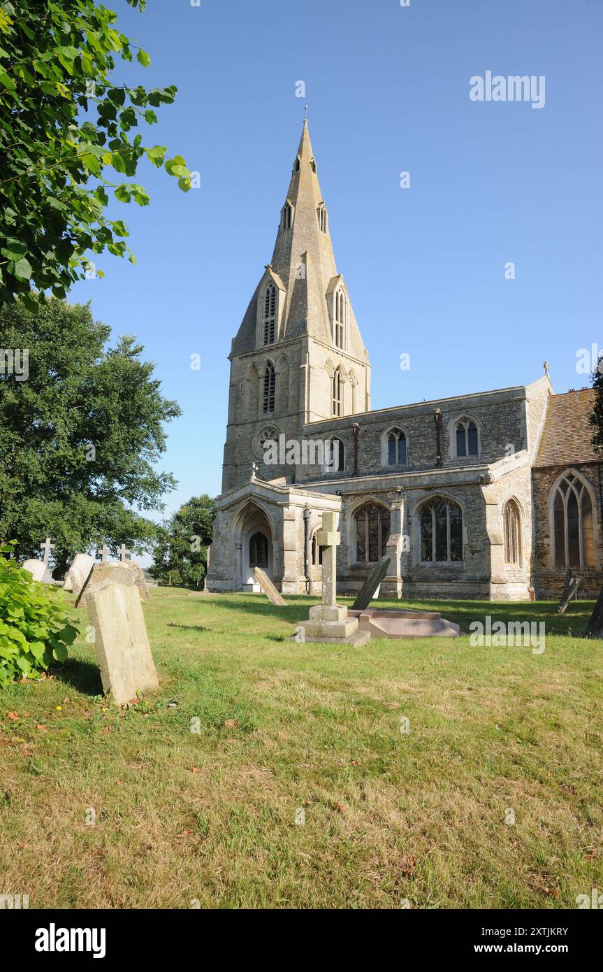 All Saints Church, Buckworth, Cambridgeshire Stock Photo - Alamy