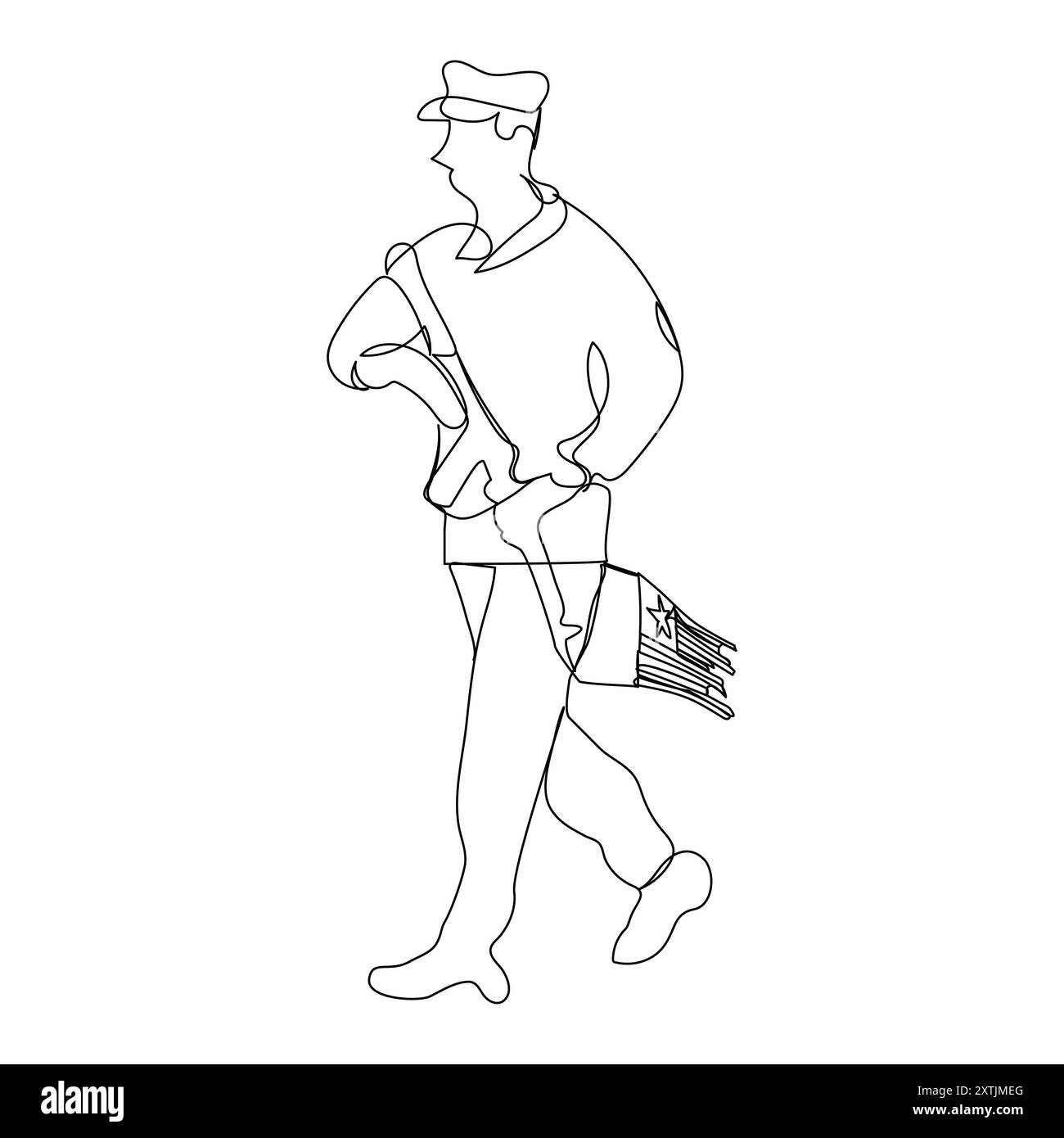 Veterans day minimalist vector banner, poster, background with American ...