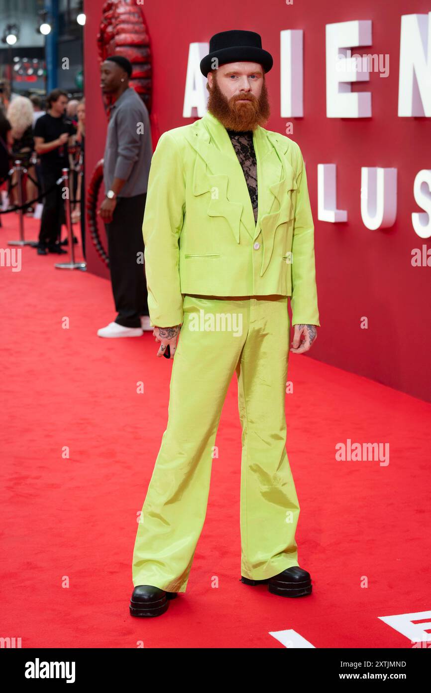 Jay Beech poses for photographers upon arrival at the UK Gala Premiere ...
