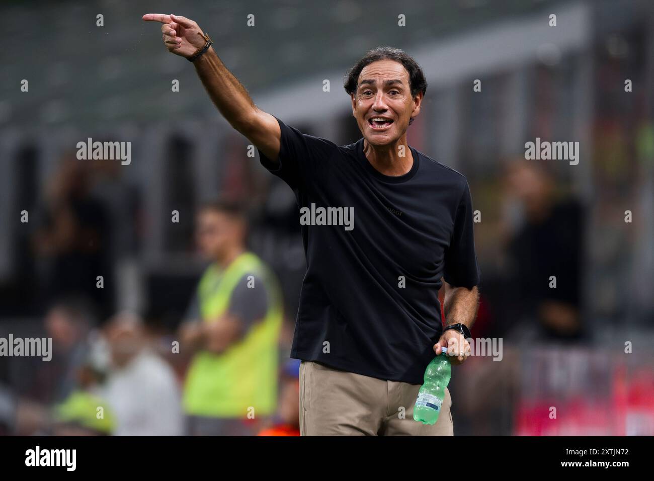 Milan, Italy. 14 August 2024. Alessandro nesta, head coach of AC Monza ...