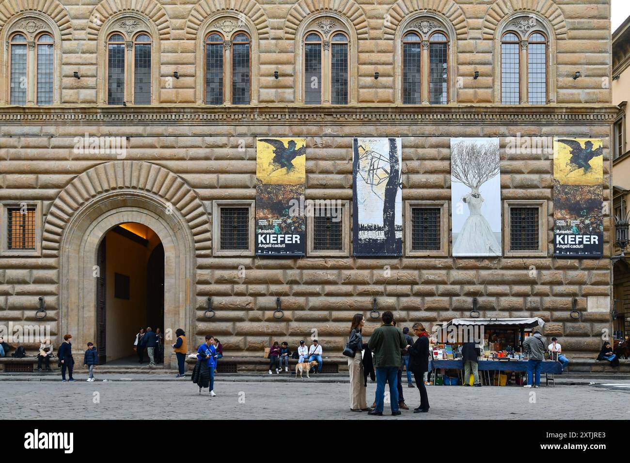 Facade of Palazzo Strozzi (15-16th c), built by Filippo Strozzi the ...