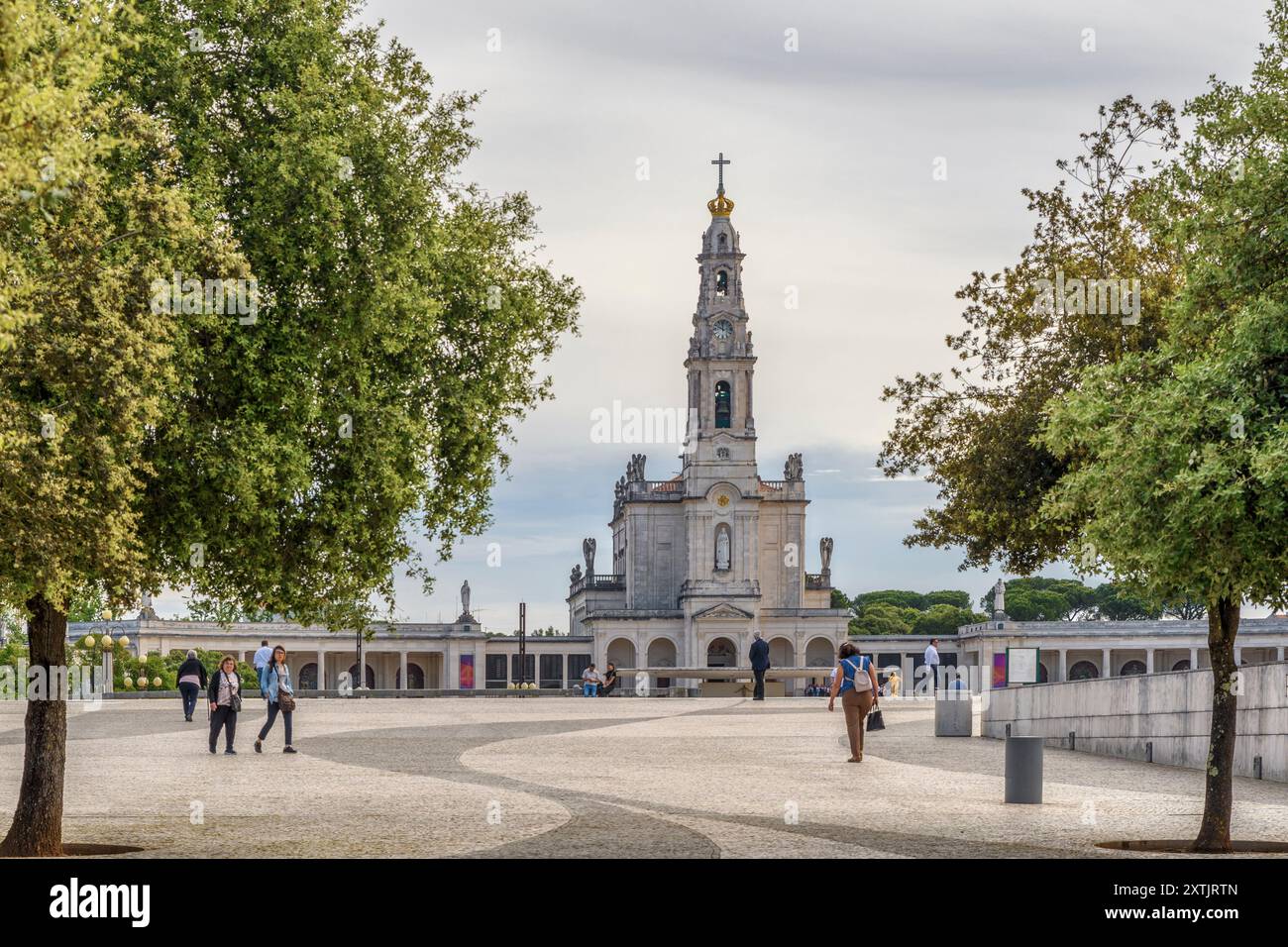 Sanctuary of Our Lady of the Rosary of Fatima located in Cova da Iria ...