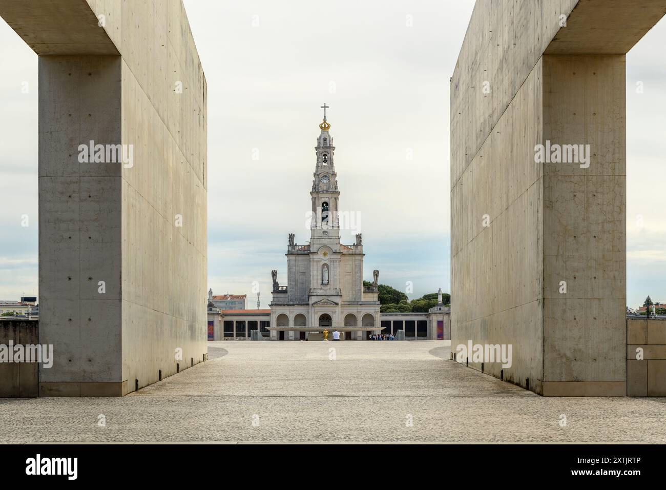 Sanctuary of Our Lady of the Rosary of Fatima located in Cova da Iria ...