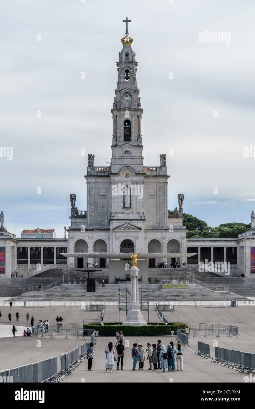 Sanctuary of Our Lady of the Rosary of Fatima located in Cova da Iria ...