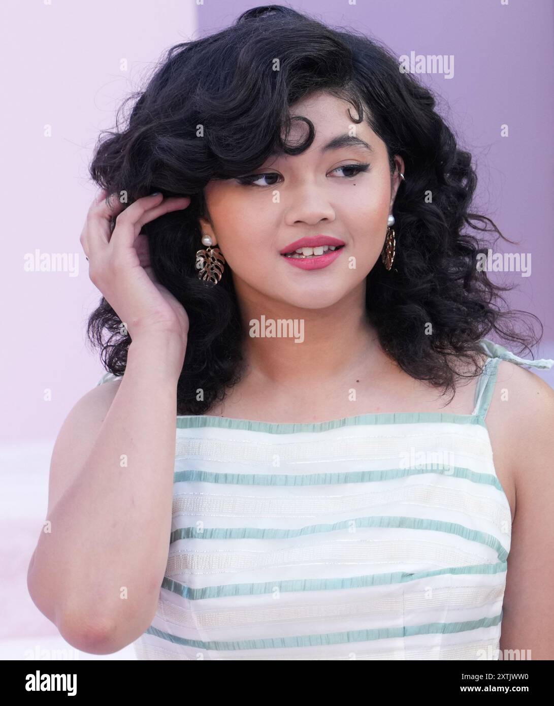 Los Angeles, USA. 14th Aug, 2024. Sam Morelos arrives at the Netflix's ...