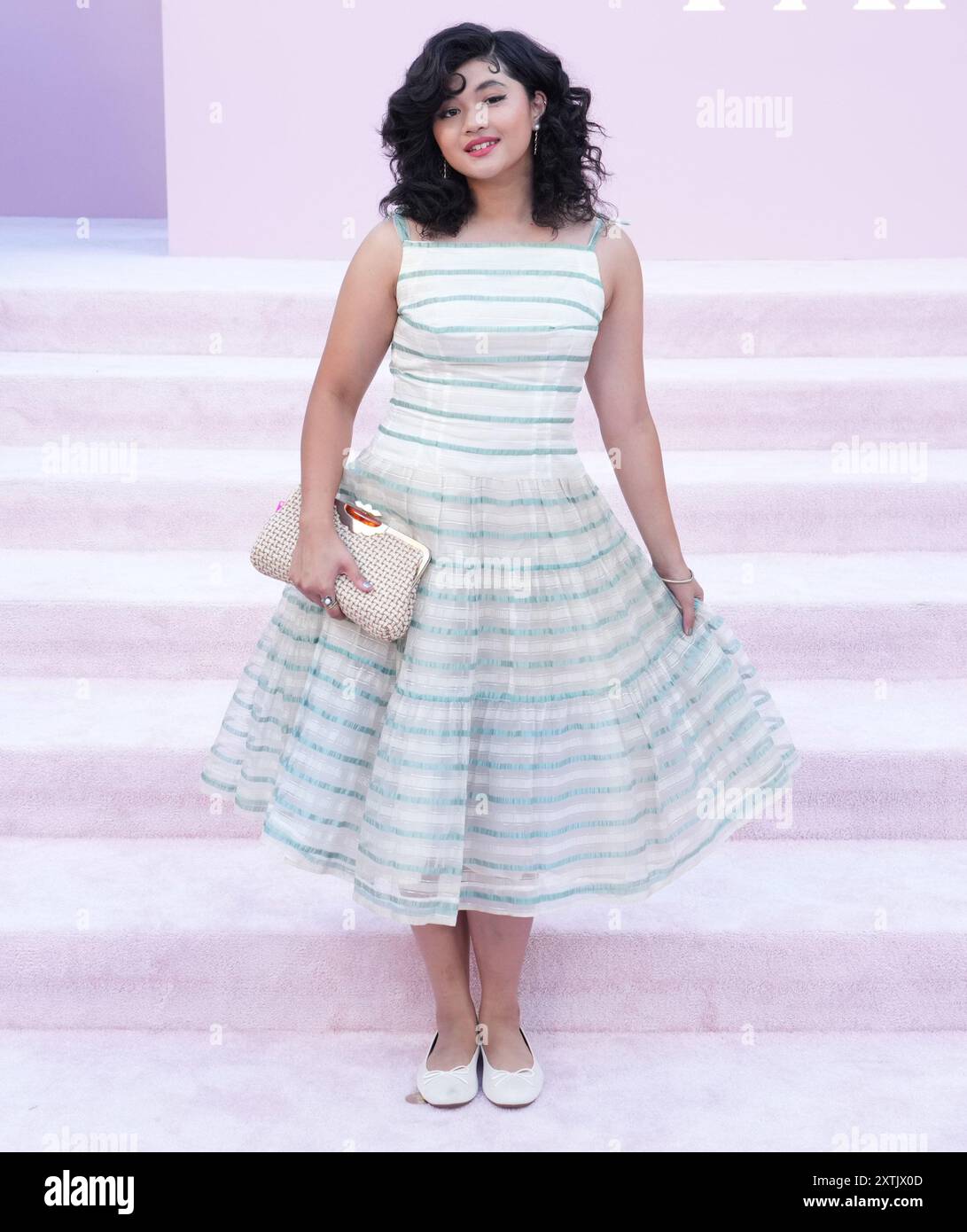 Los Angeles, USA. 14th Aug, 2024. Sam Morelos arrives at the Netflix's ...