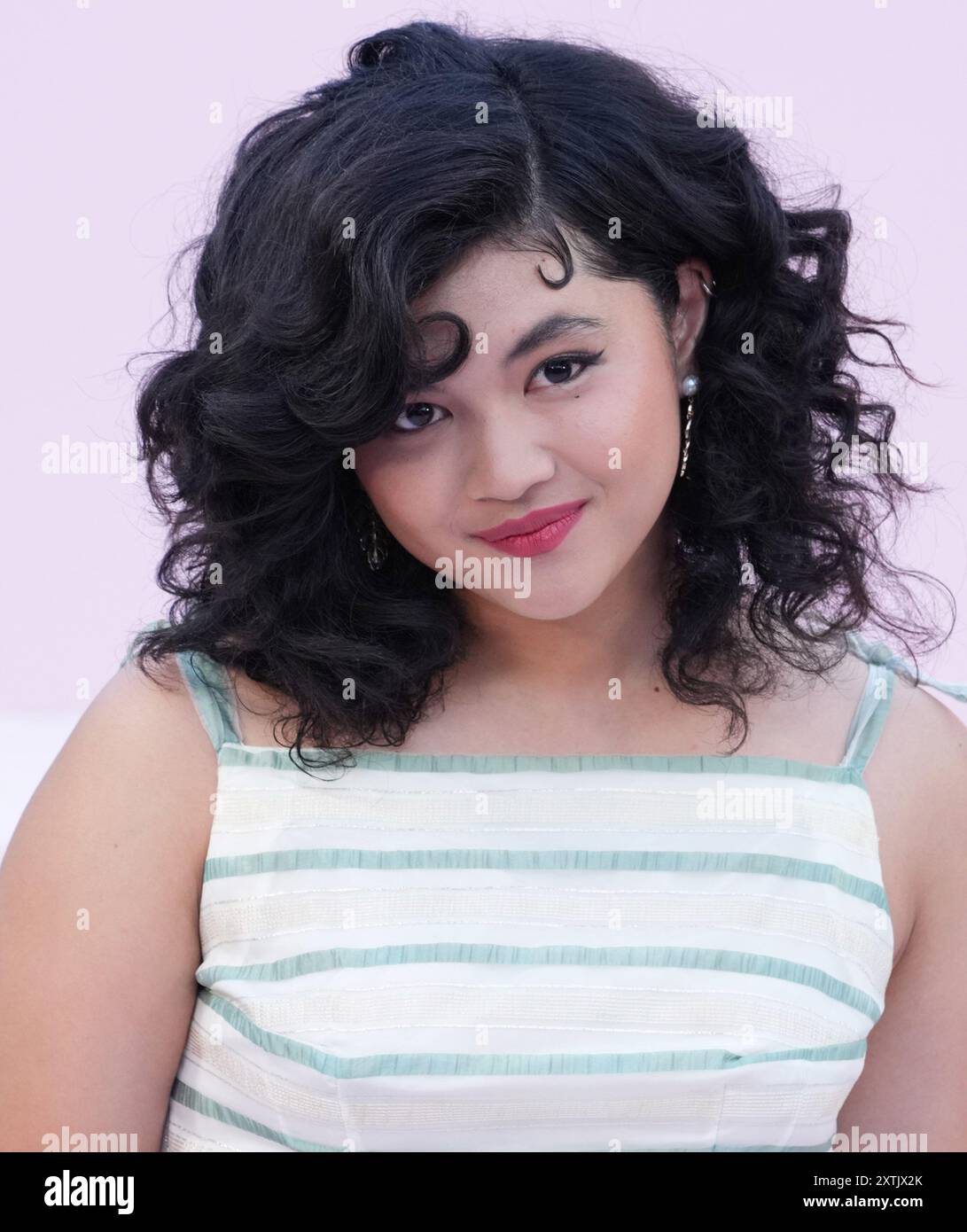 Los Angeles, USA. 14th Aug, 2024. Sam Morelos arrives at the Netflix's ...