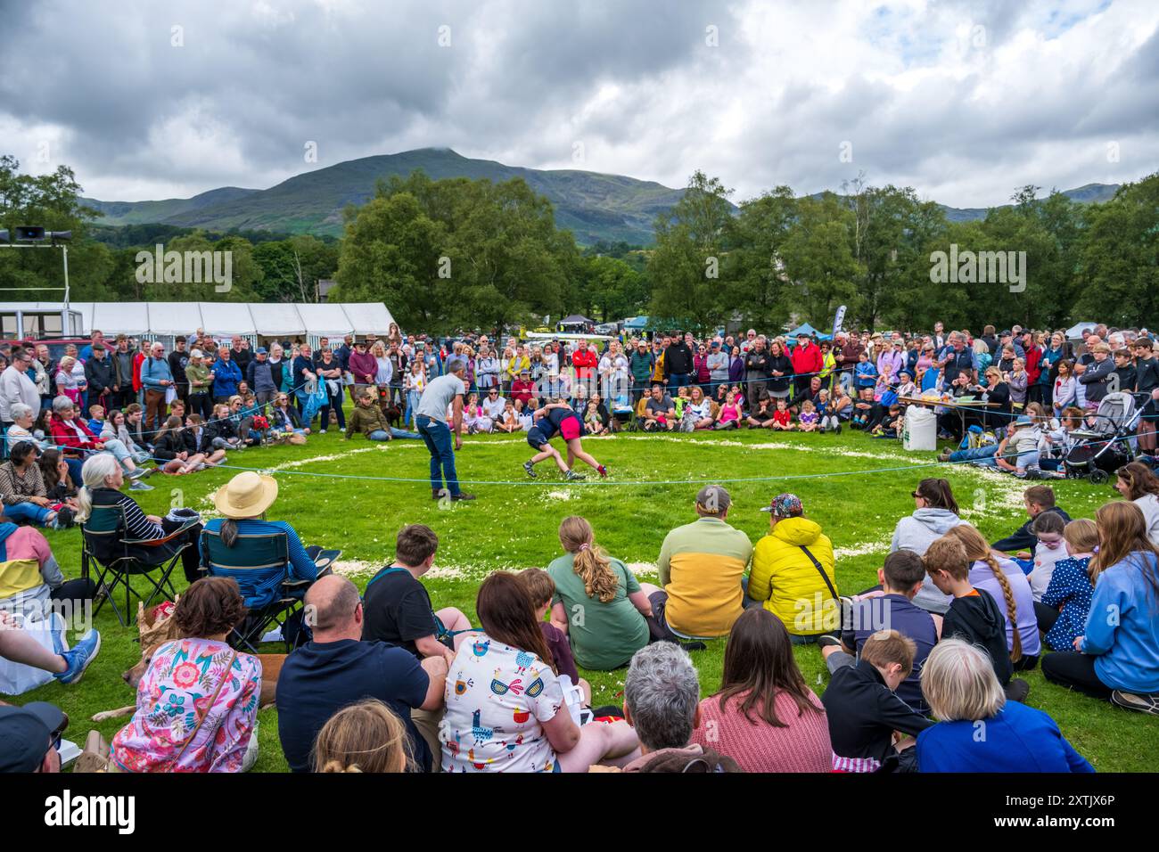 Coniston Country Fair held at Coniston Hall Lake District Cumria UK ...