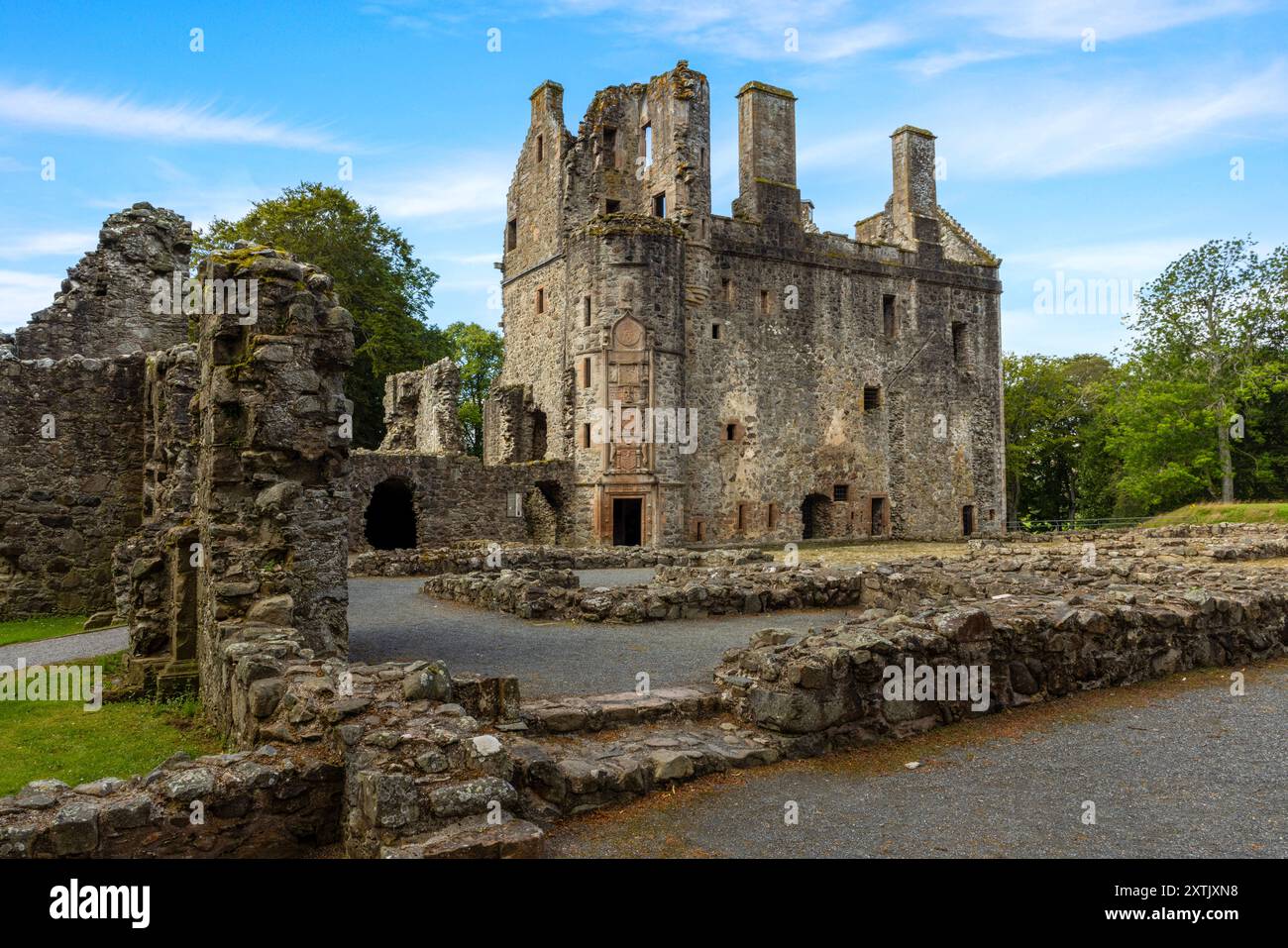 Huntly Castle is a ruined castle north of Huntly in Aberdeenshire ...