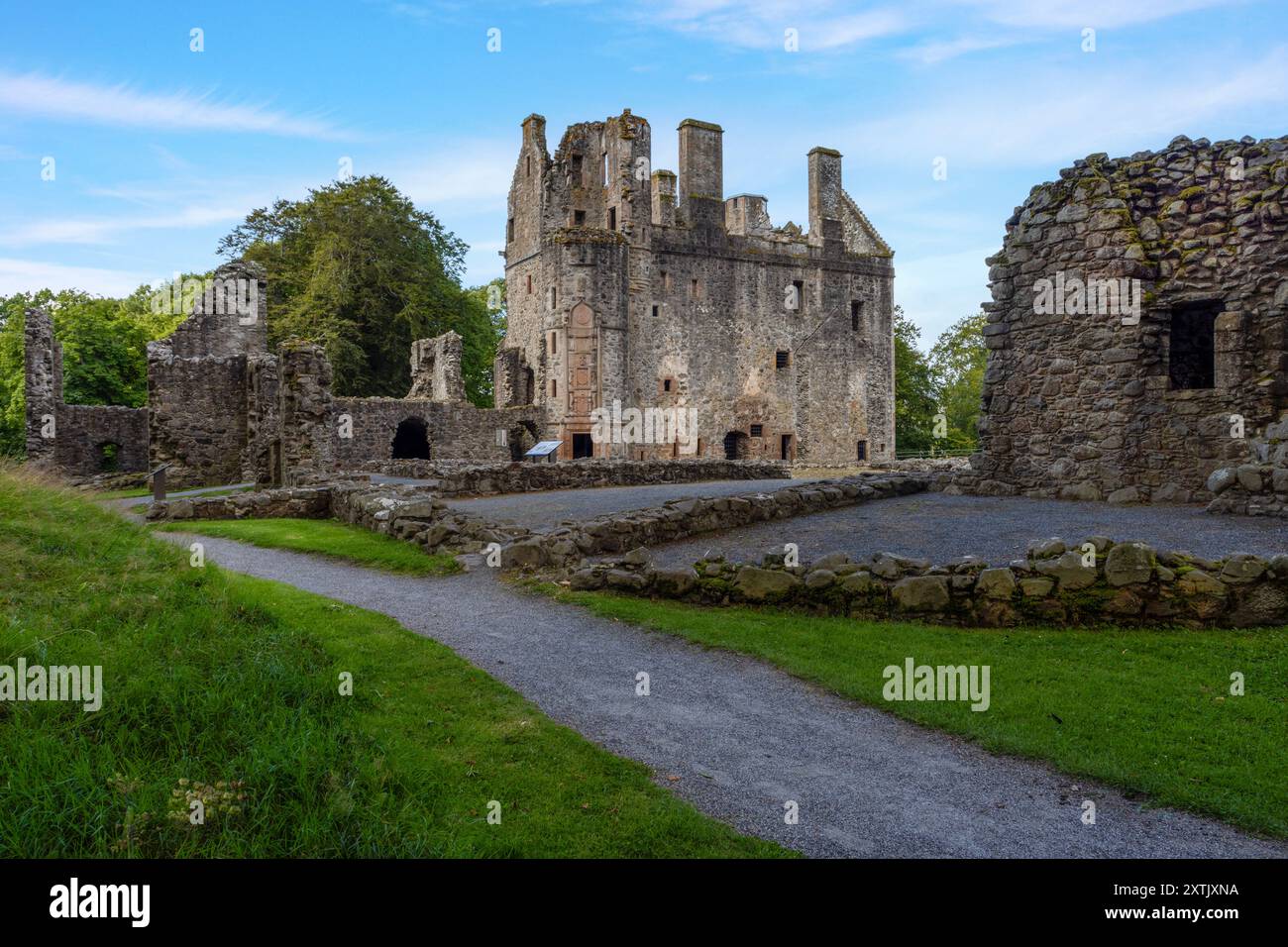 Huntly Castle is a ruined castle north of Huntly in Aberdeenshire ...