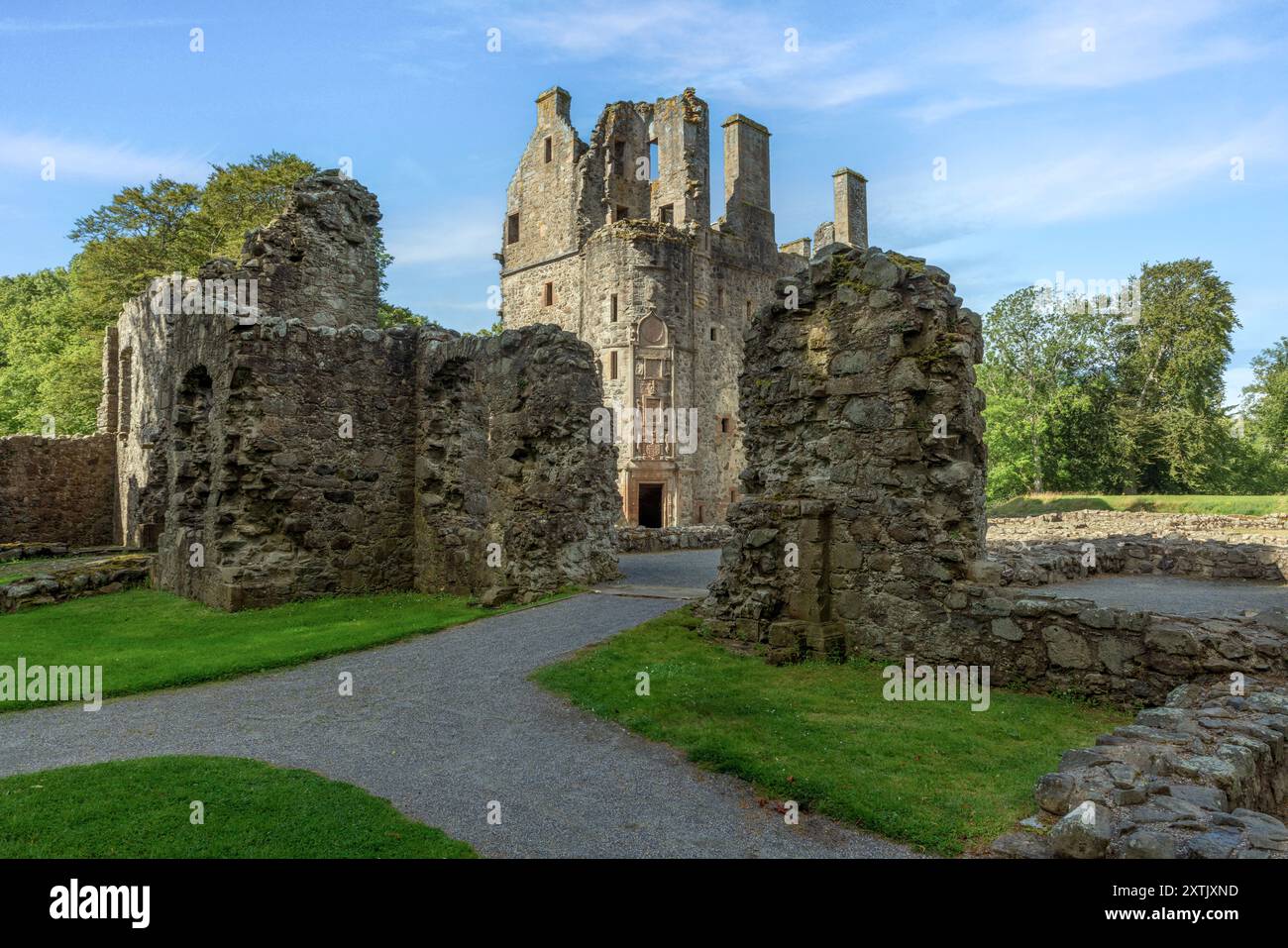 Huntly Castle is a ruined castle north of Huntly in Aberdeenshire ...