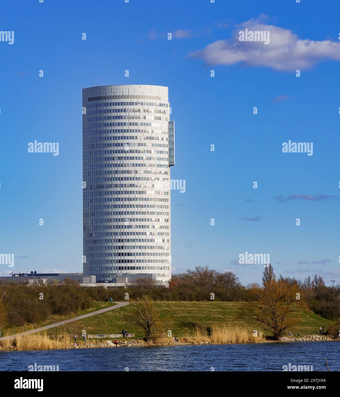 Vienna, Austria - March 3, 2024: Peak tower (Florida tower), a high ...
