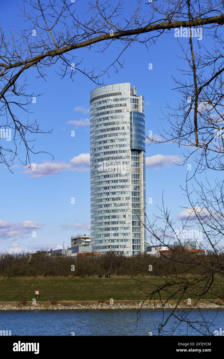 Vienna, Austria - March 3, 2024: Peak tower (Florida tower), a high ...