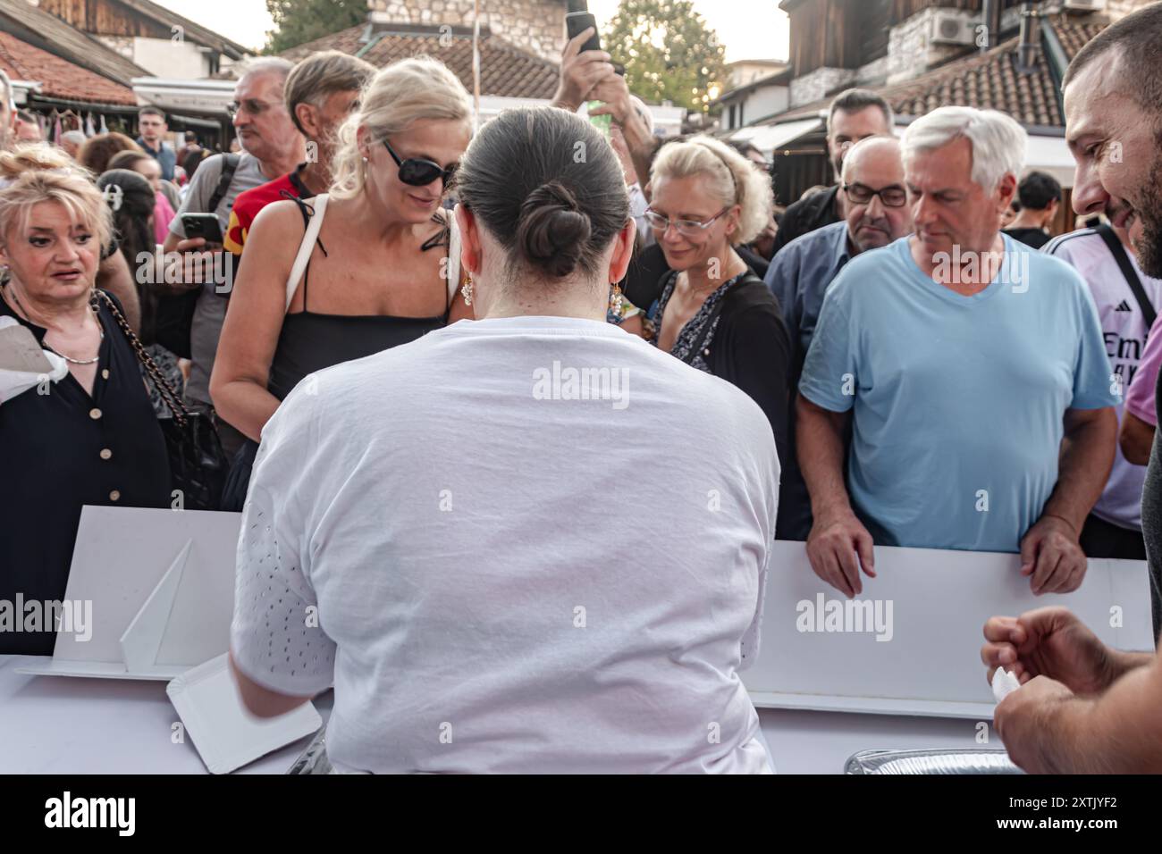 Free tasting of cevapi on Bascarsija with Mayor of Sarajevo Benjamina ...