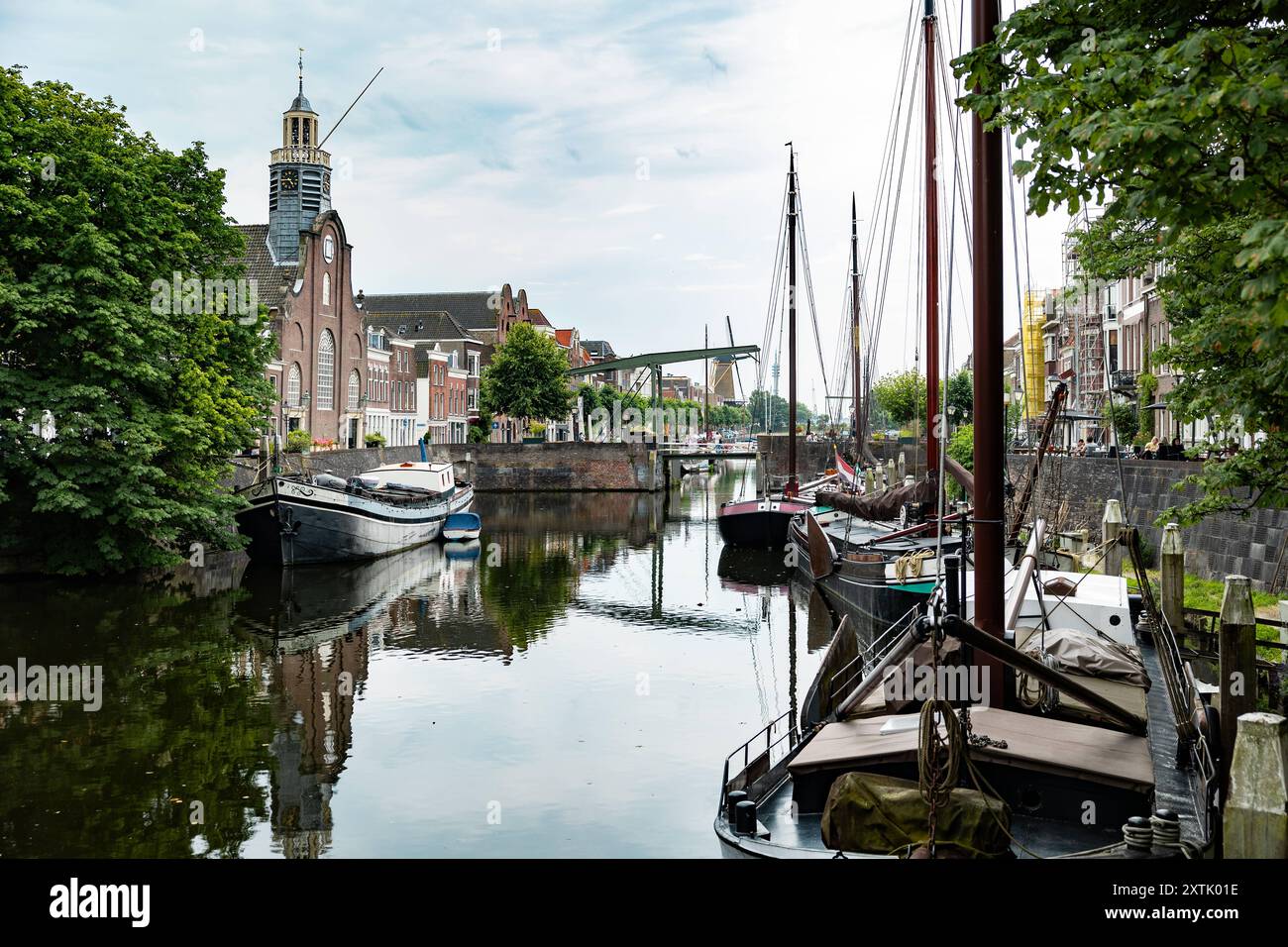 Delfshaven Rotterdam Rotterdam, Netherlands - July 9, 2024: Historic ...