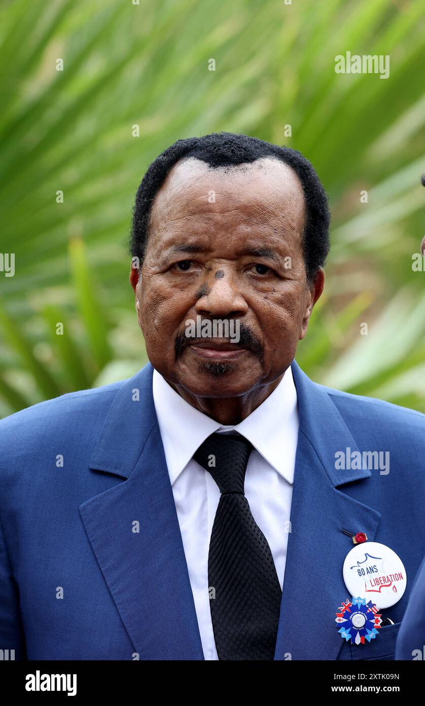 Paul Biya, President of Cameroon during ceremony for the 80th ...