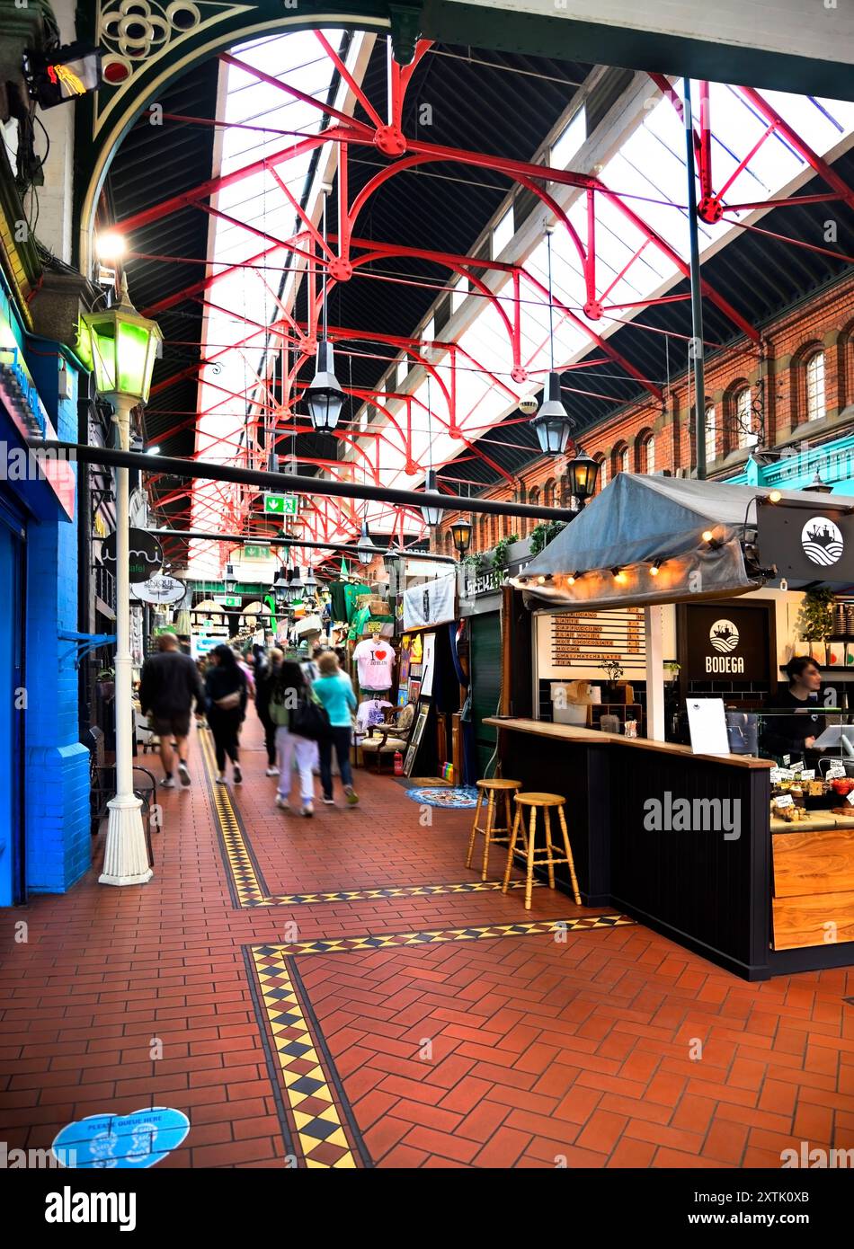 Dublin indoor market Stock Photo - Alamy