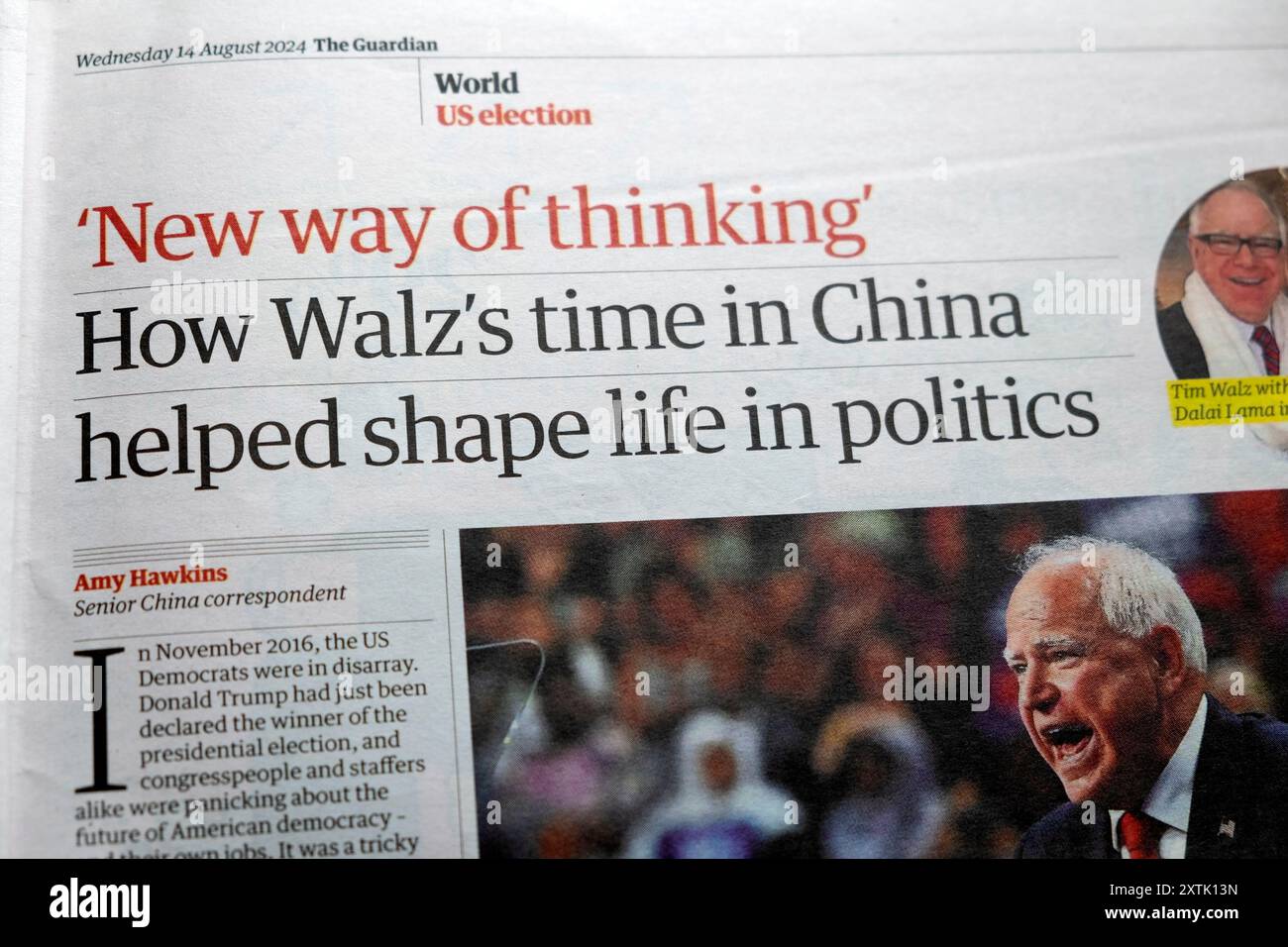 Tim walz china hi-res stock photography and images - Alamy