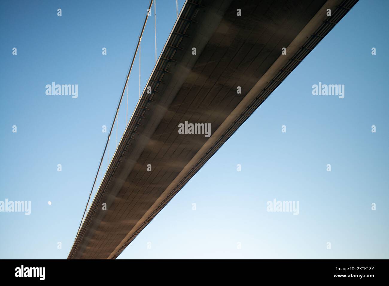 An intricate and detailed view of the Istanbul Bosphorus Bridge from ...