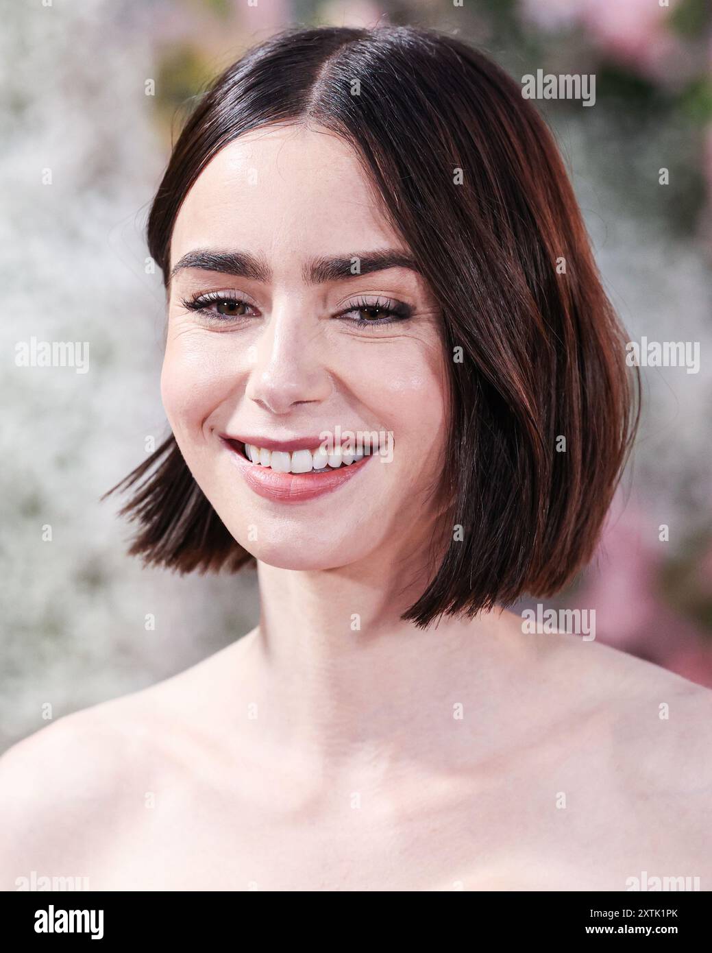 HOLLYWOOD, LOS ANGELES, CALIFORNIA, USA - AUGUST 14: Lily Collins ...