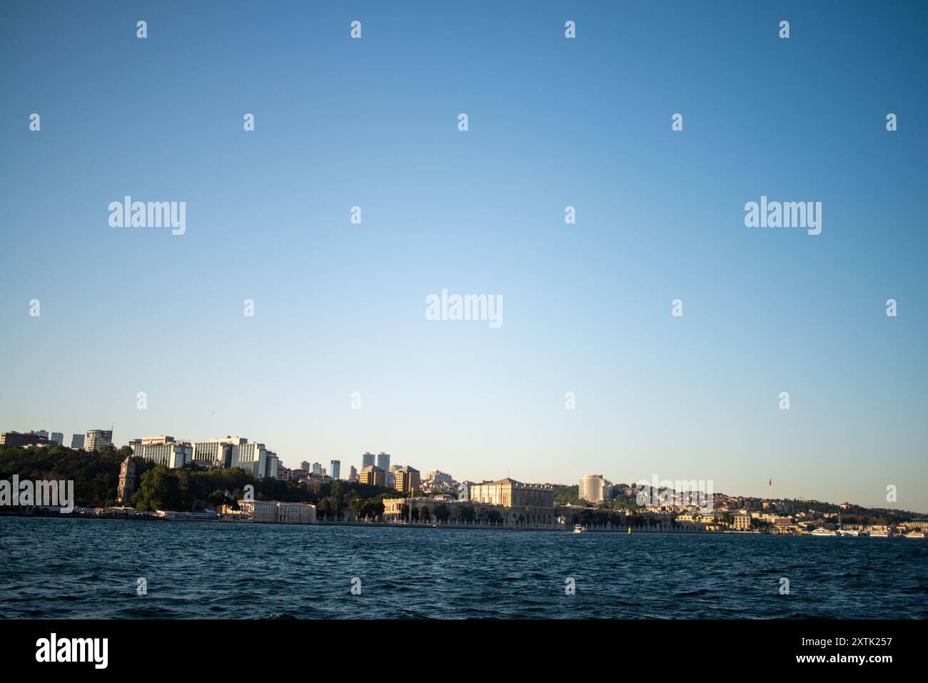A breathtaking view of the Istanbul Bosphorus, capturing the vibrant ...