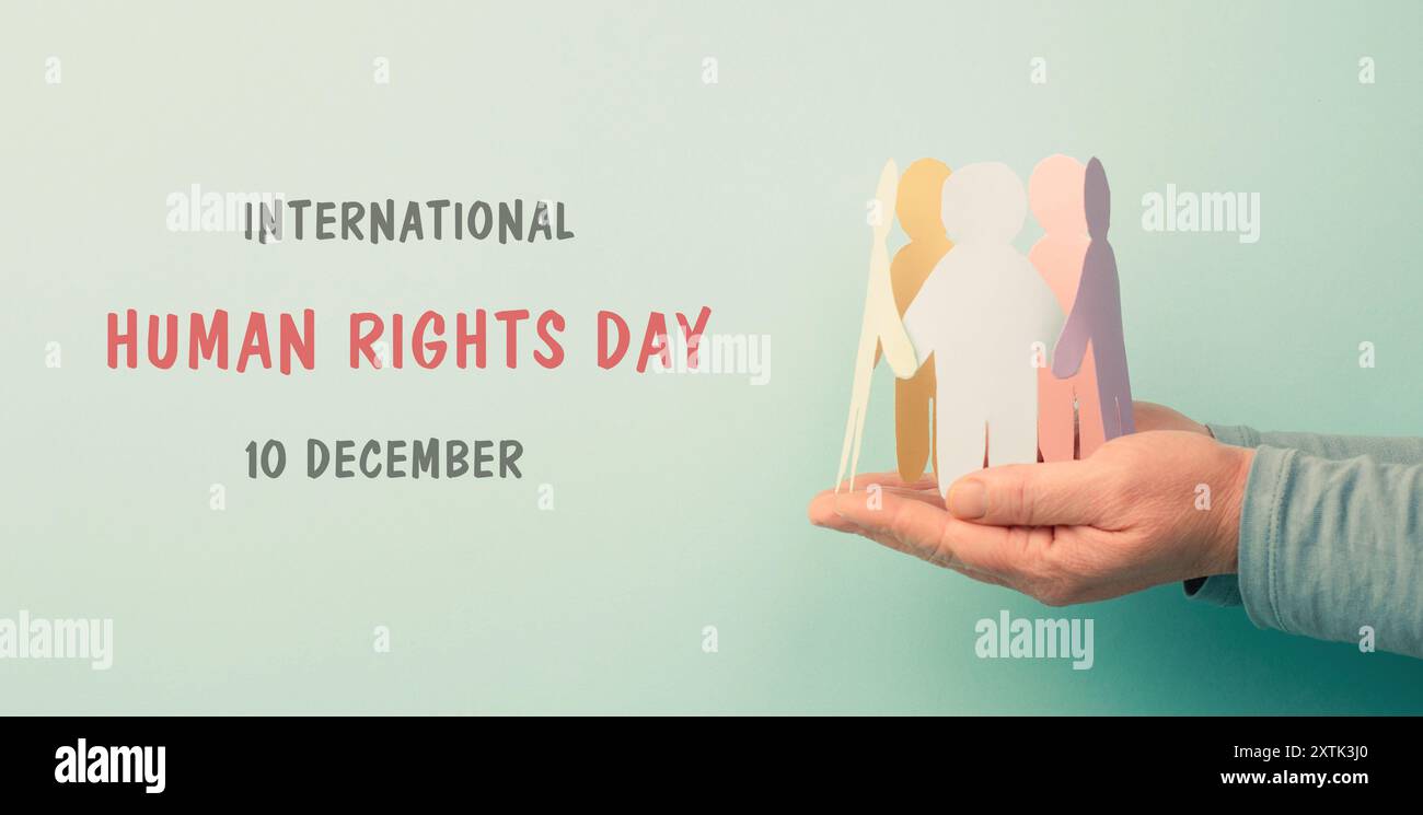 Human rights, equality, diversity, justice and hope concept, respect ...