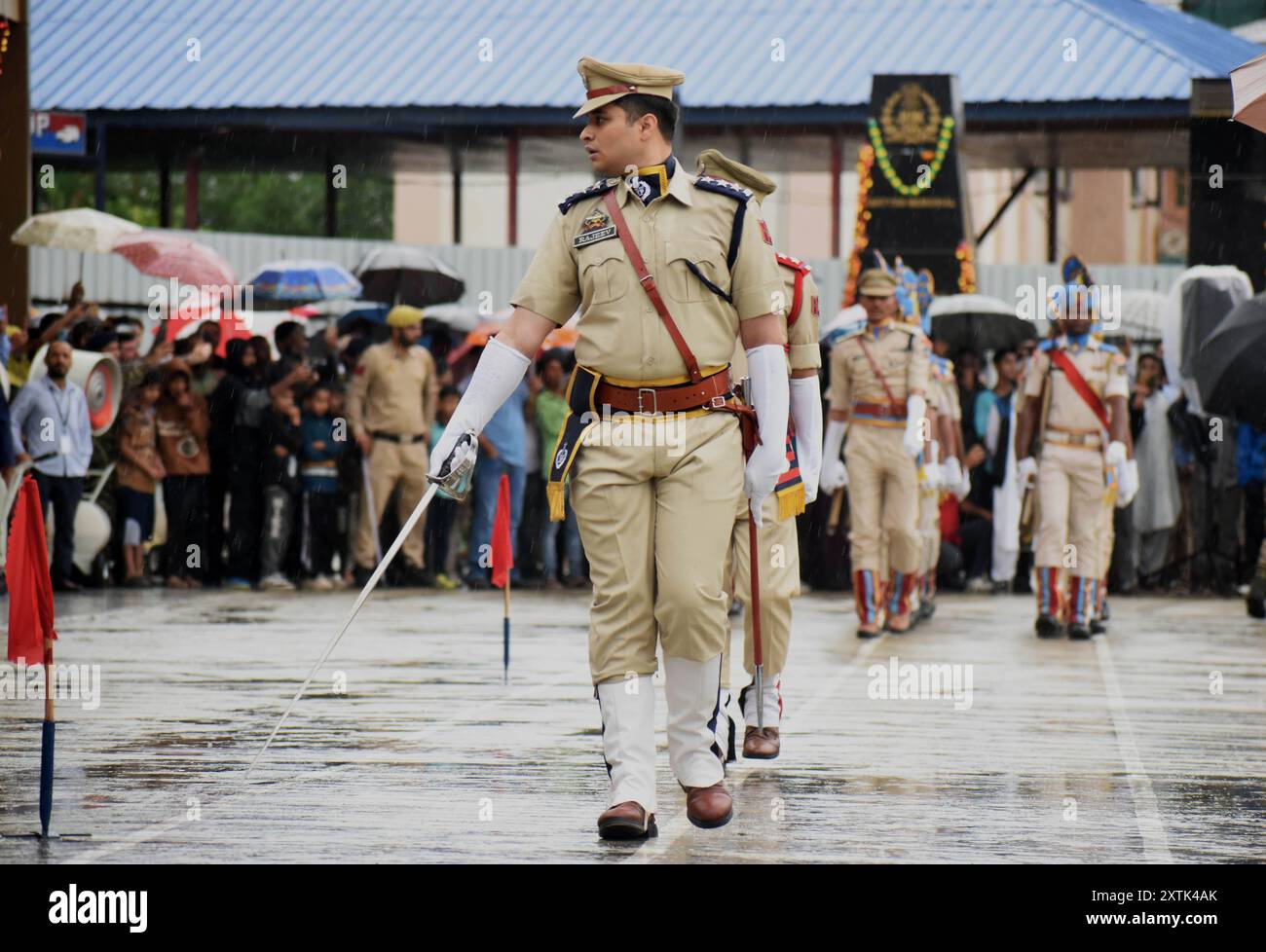 Srinagar, Kashmir, India, on 15 Aug, 2024:The Jammu and Kashmir police ...