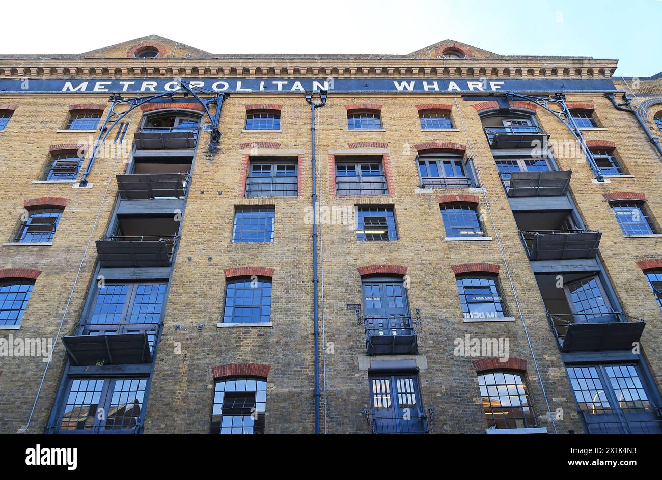Metropolitan Wharf, Victorian Warehouses on Wapping High Street, London ...