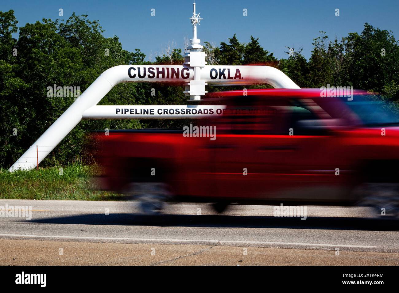 The town of Cushing is the most important pipeline hub in the US ...