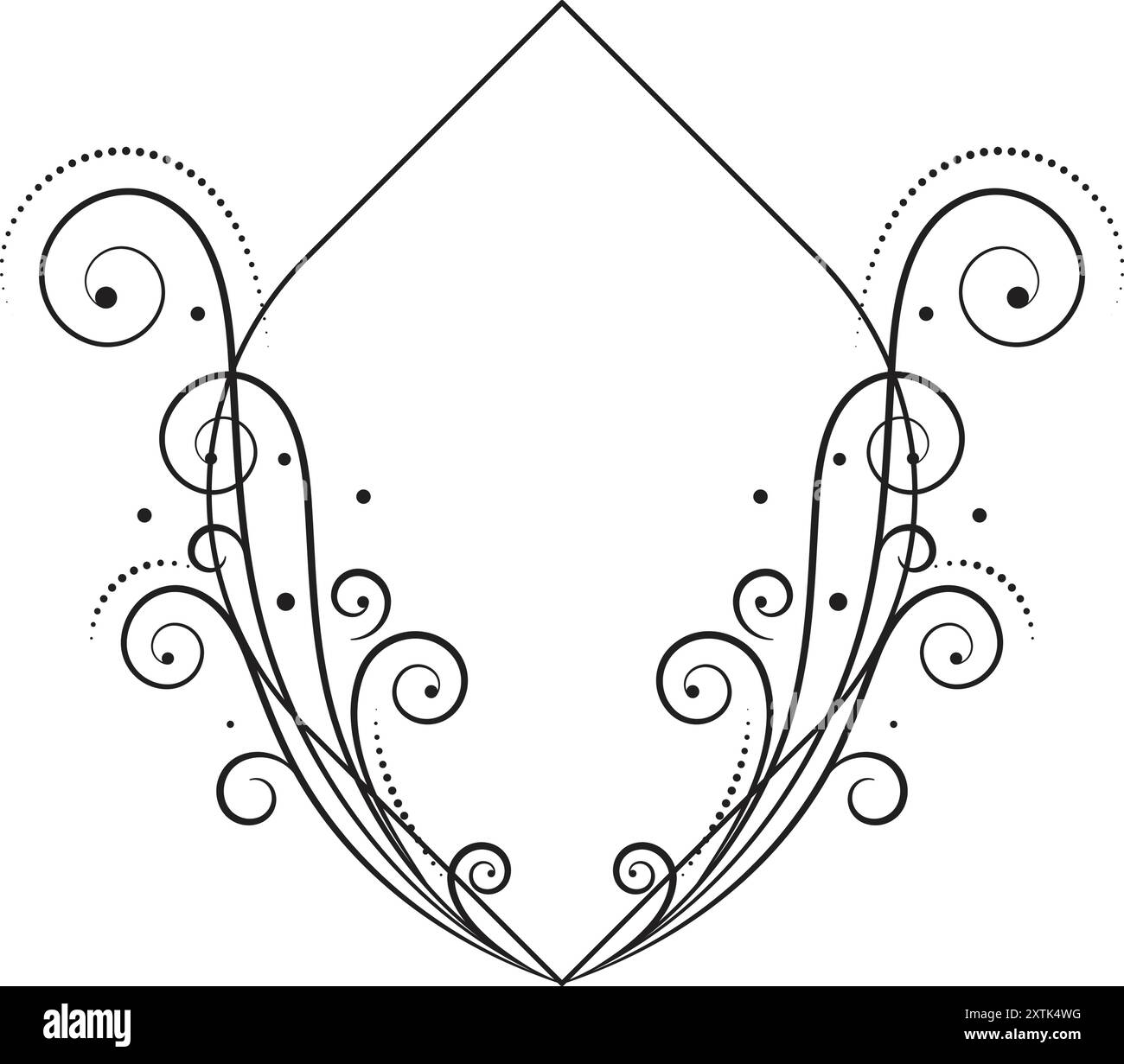 Luxury frames, borders and corners with ornate swirls. Good for ...