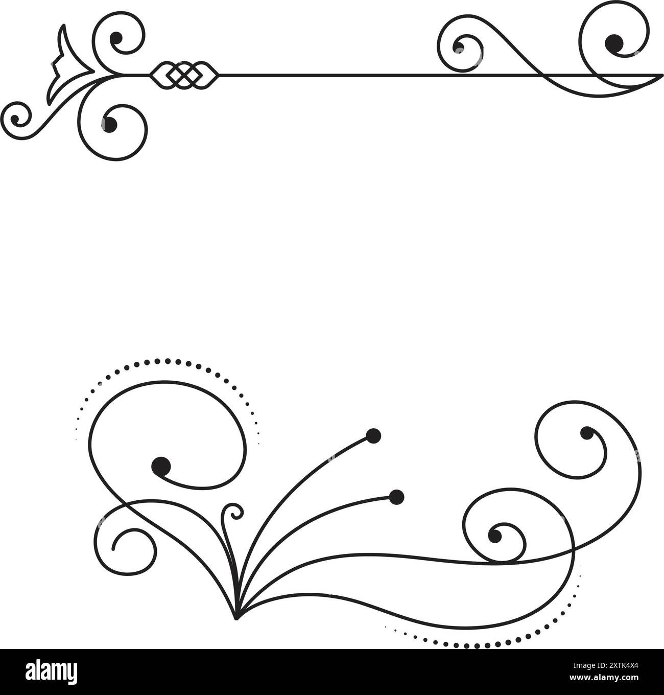 Luxury frames, borders and corners with ornate swirls. Good for ...