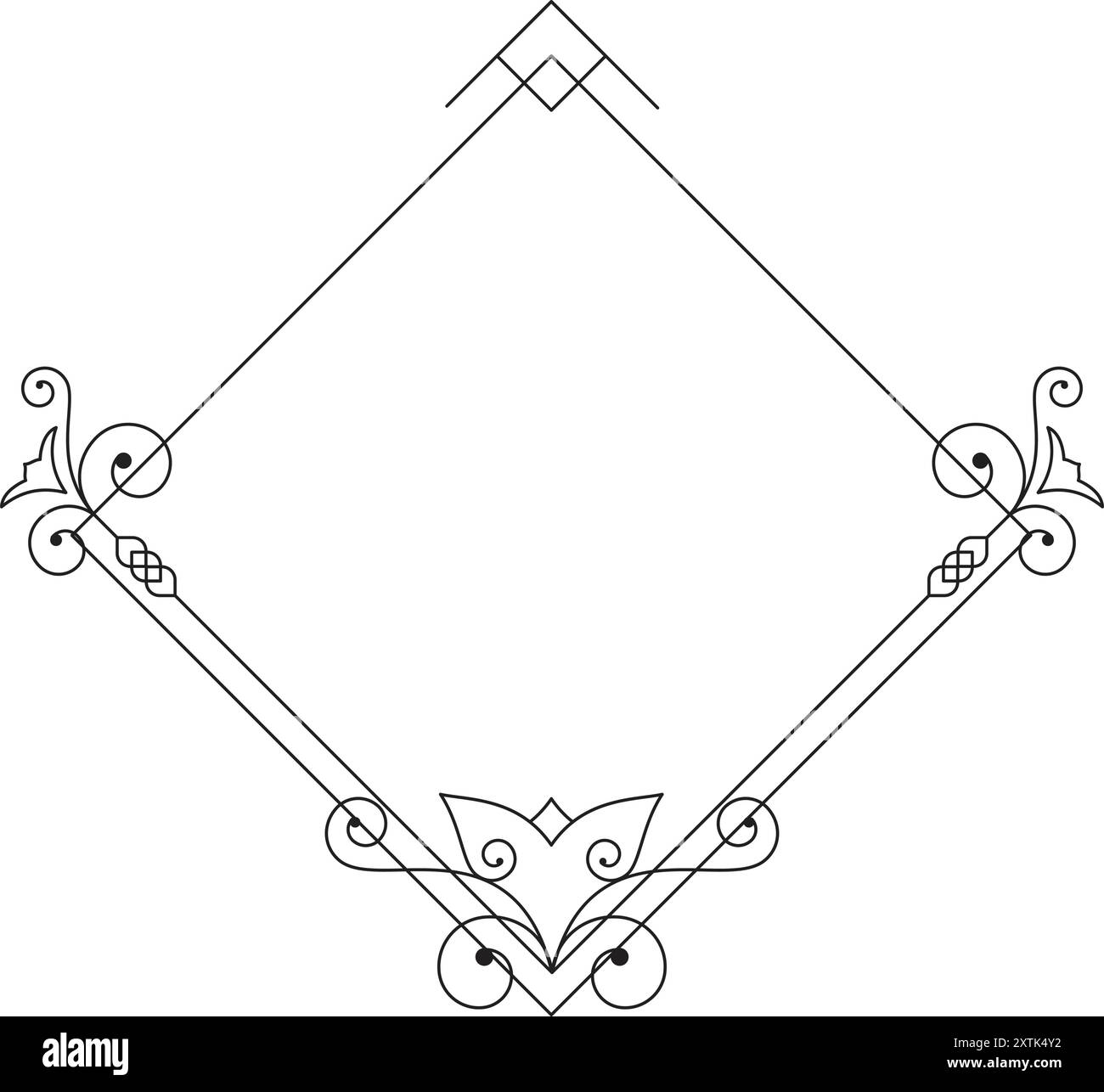 Luxury frames, borders and corners with ornate swirls. Good for ...