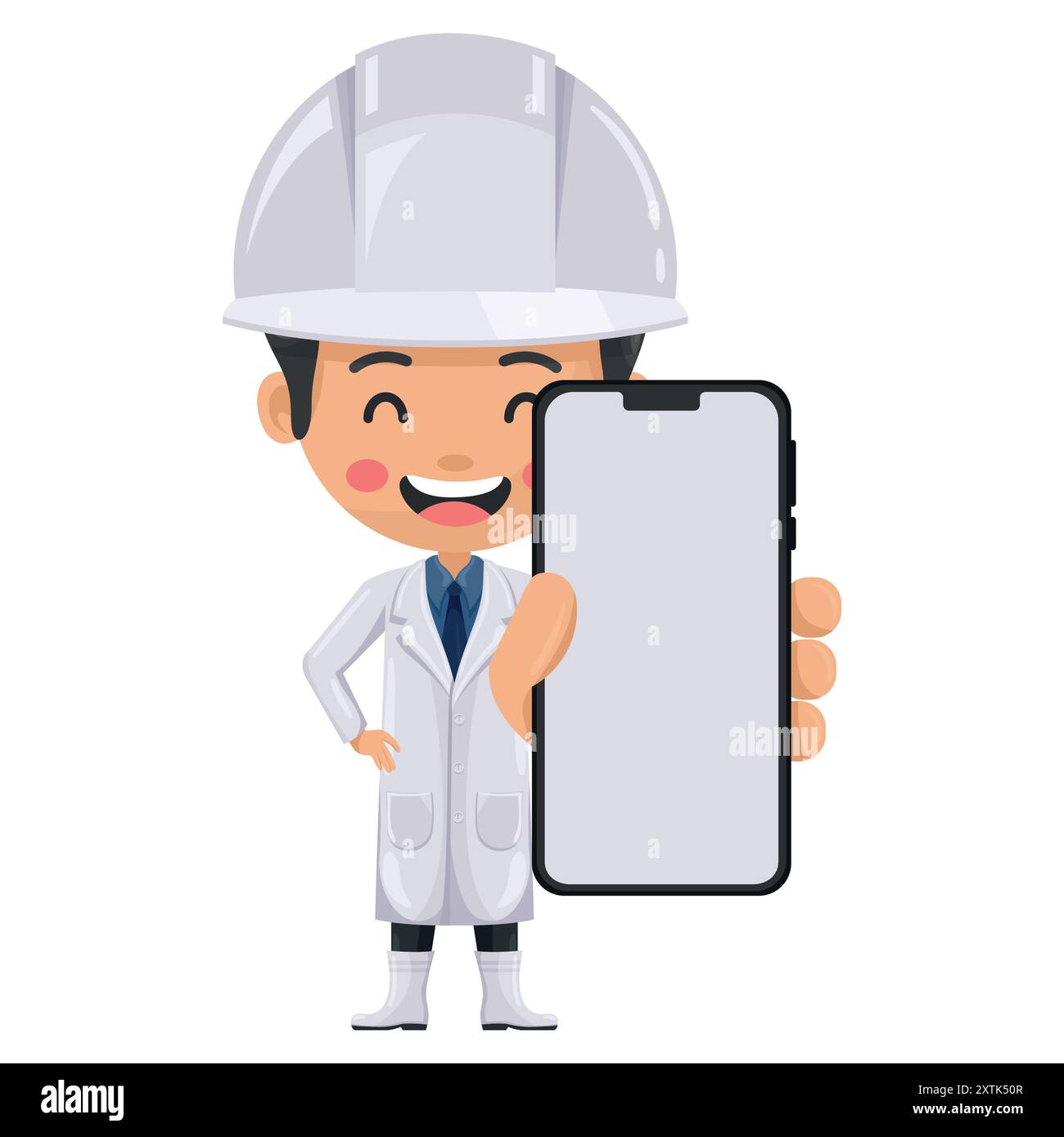 Cartoon engineer vector vectors hi-res stock photography and images - Alamy